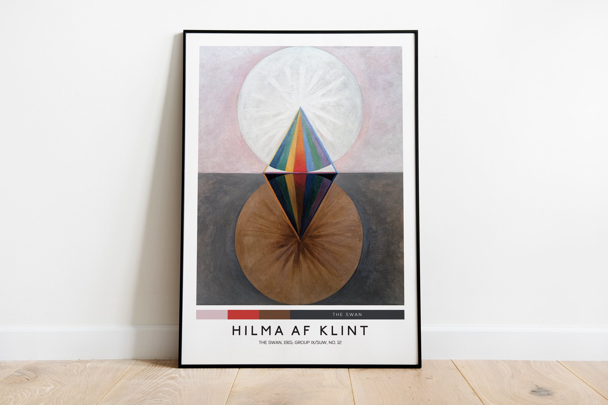 POSTER Hilma af Klint Exhibition PrintSwansHilma af Klint PosterHilma ...