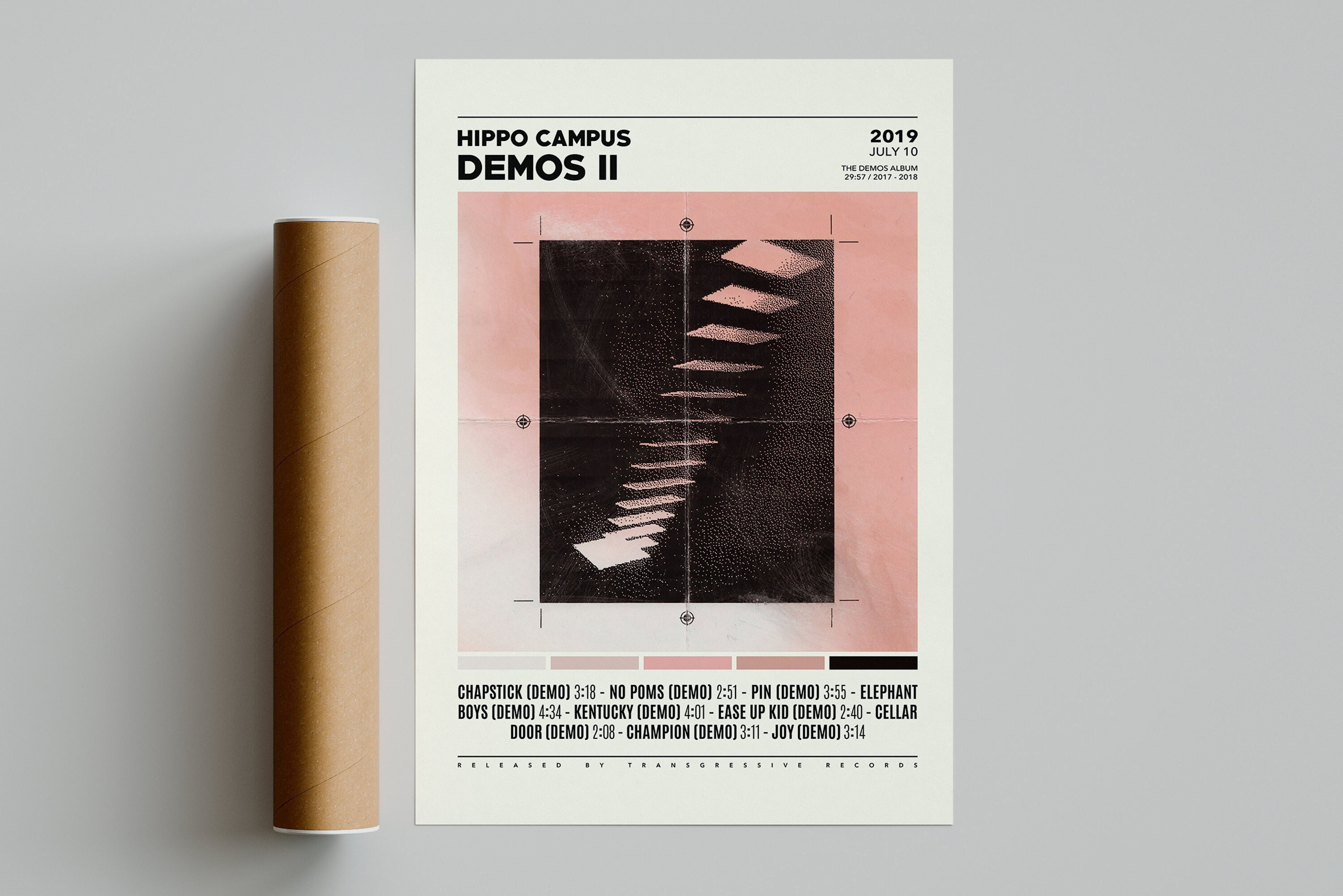 POSTER Hippo Campus Posters / Demos II Poster / Album Cover Poster / Poster Print Wall Art ...