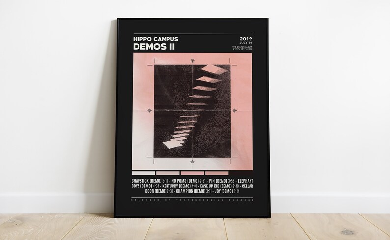 POSTER Hippo Campus Posters / Demos II Poster / Album Cover Poster / Poster Print Wall Art ...