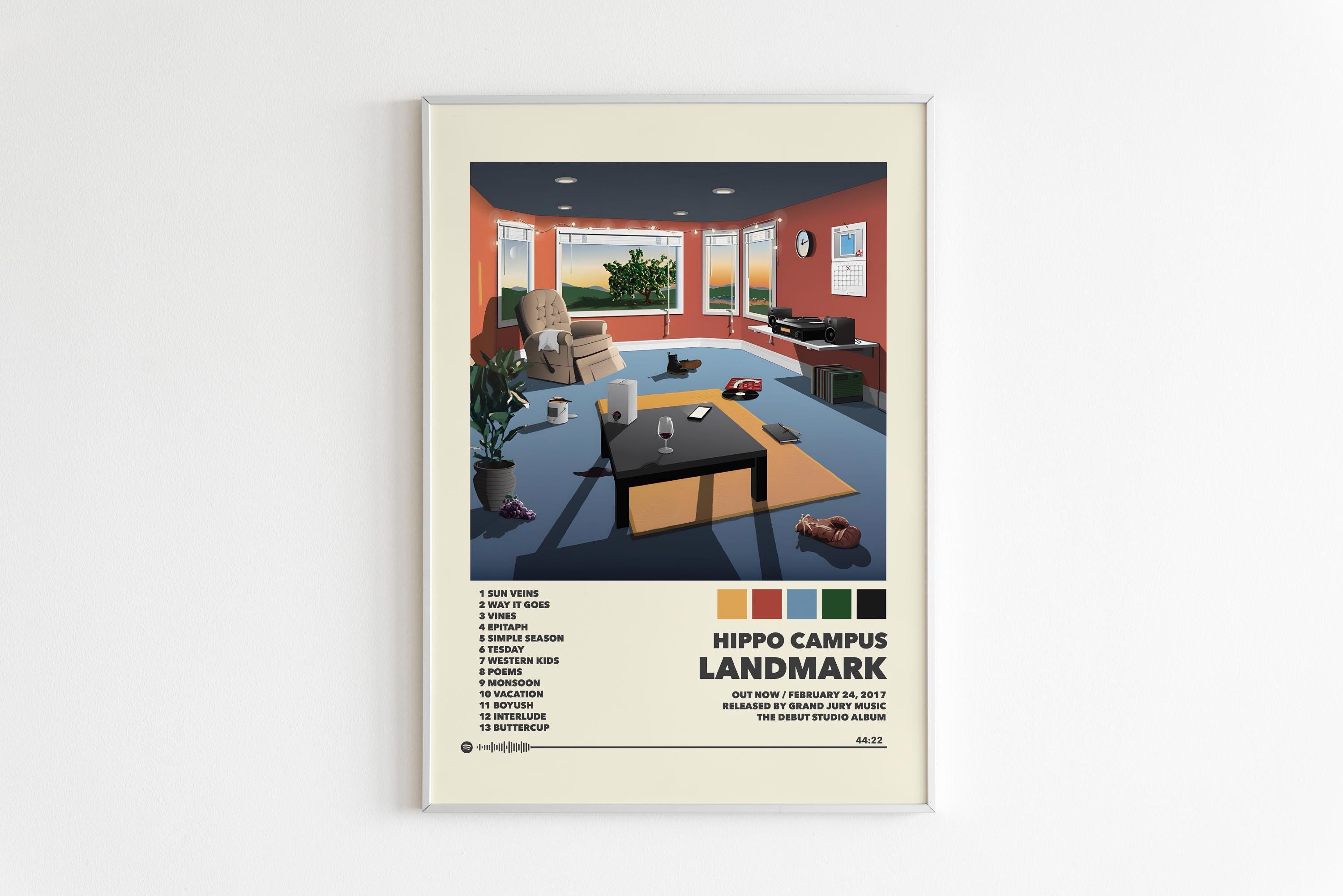 POSTER Hippo Campus Posters / Landmark Poster / Album Cover Poster ...