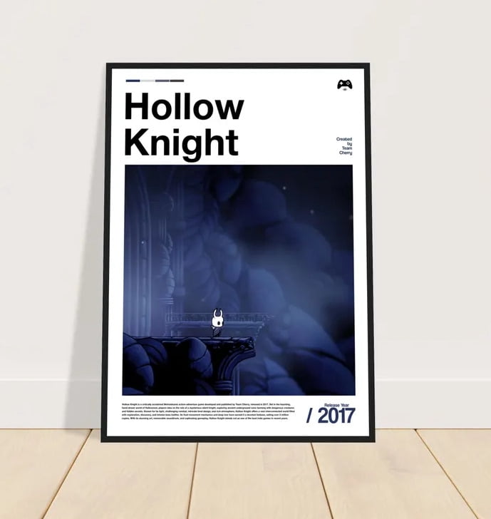 POSTER Hollow Knight Gaming Poster, Hollow Knight Art, Hollow Knight ...