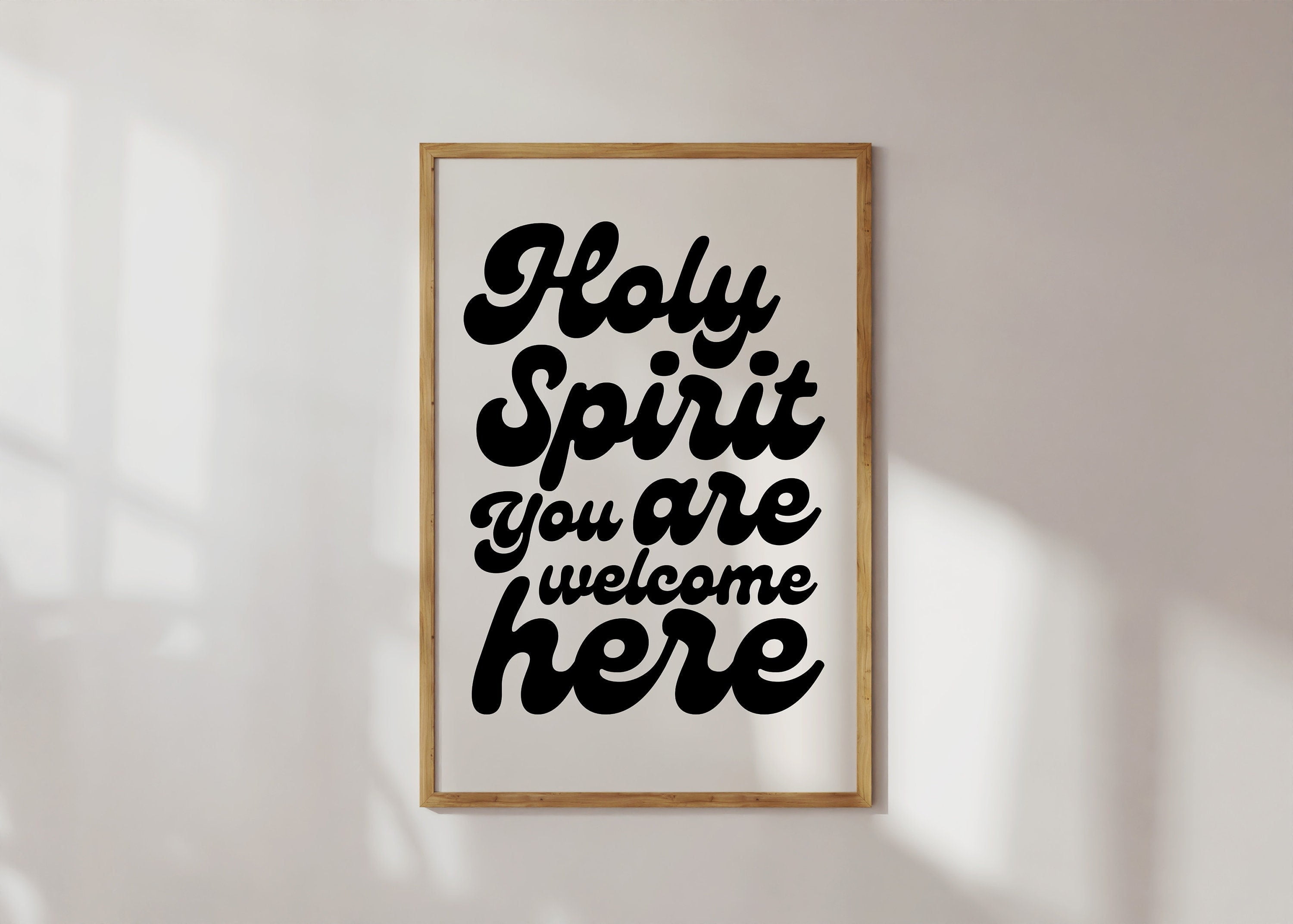 POSTER Holy Spirit You Are Welcome Here Poster. Christian Worship Music ...
