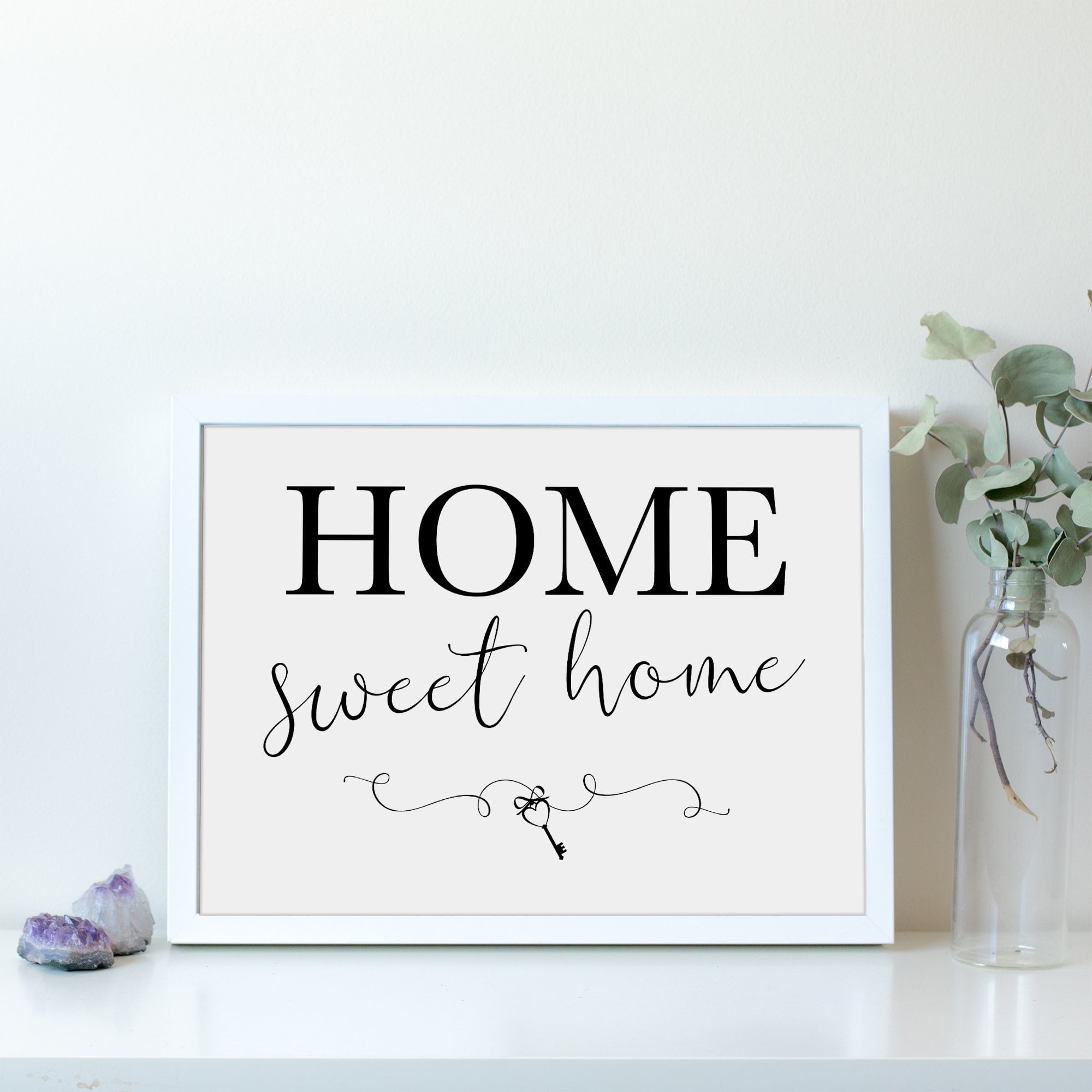 POSTER Home Sweet Home, Housewarming Gift, Family Wall Art, Living Room ...