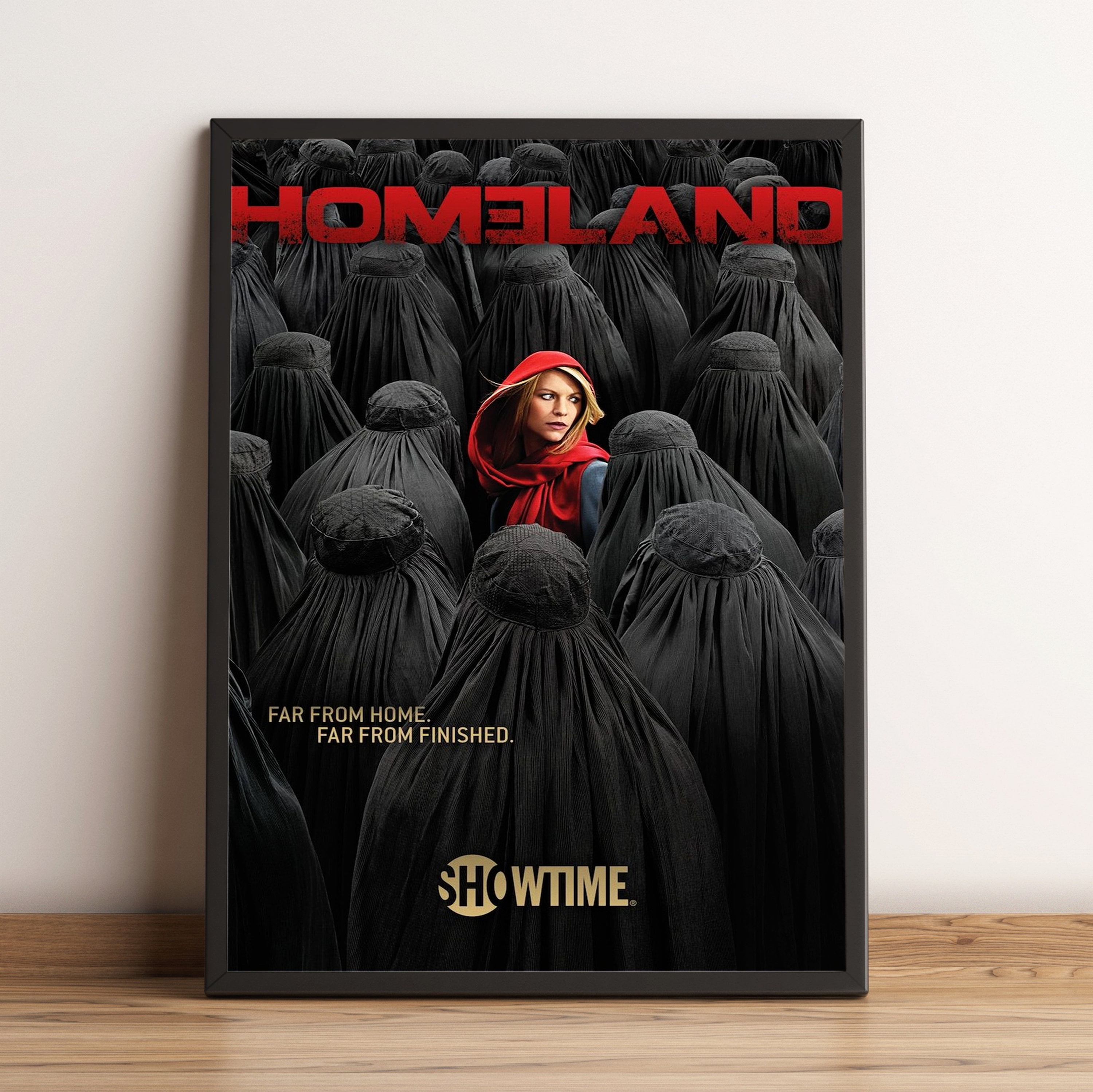 POSTER Homeland Poster, Claire Danes Wall Art, Damian Lewis Tv Series ...