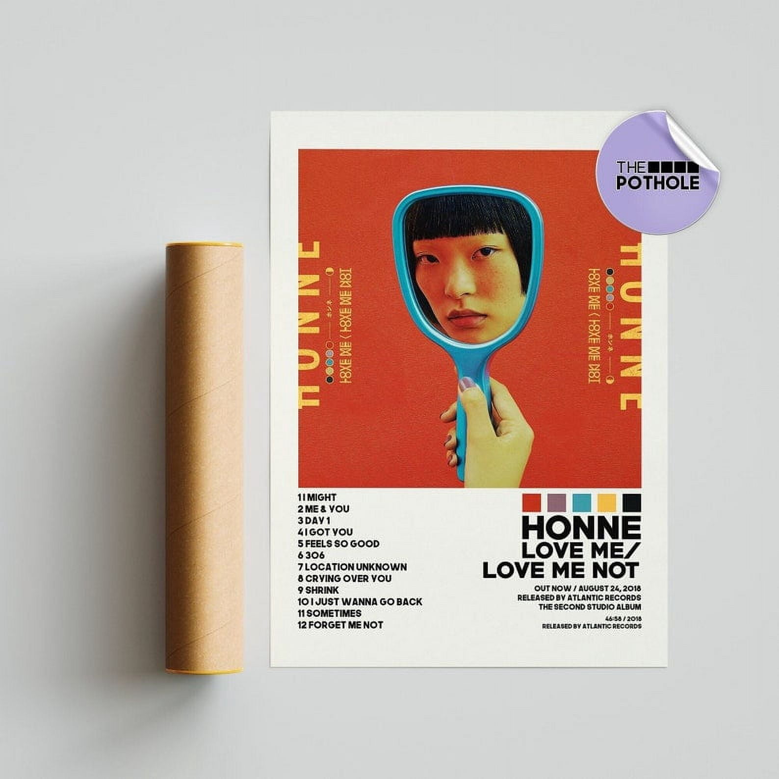 POSTER Honne Posters / Love Me Love Me Not / Honne / Album Cover Poster ...