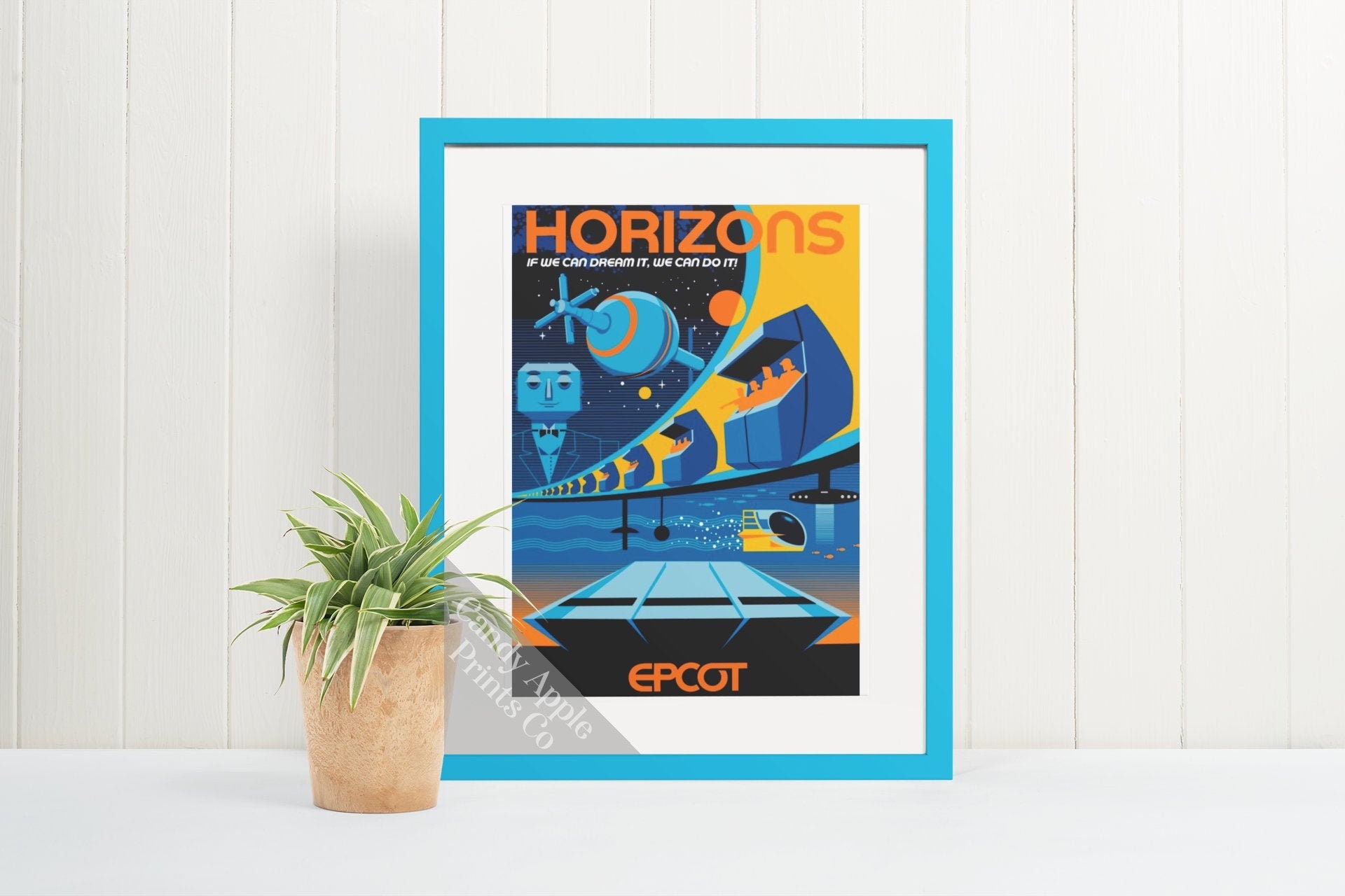 POSTER Horizons Print - For fans of Epcot and Classic Disney. Epcot ...