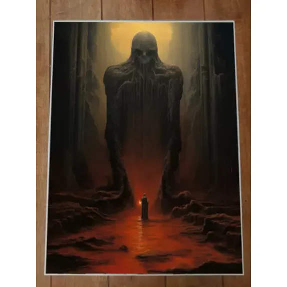 POSTER Horror Creature Poster Zdzislaw Beksinski Style UNFRAMED, 12x18 ...