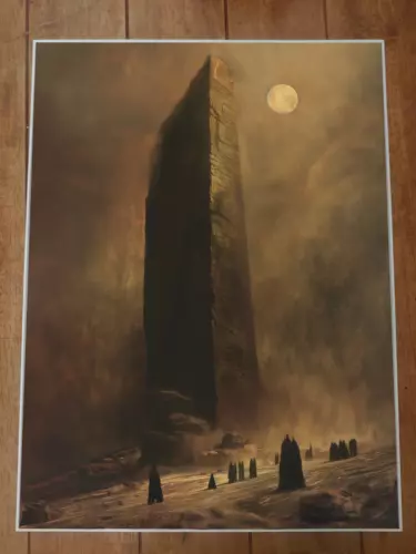 POSTER Horror Monolith Poster Zdzislaw Beksinski Style UNFRAMED, 24x36 ...