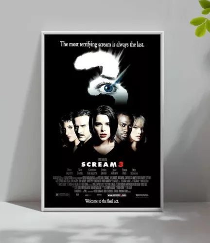 POSTER Horror Poster, Scream-Inspired Artwork, Limited Edition Wall Art ...