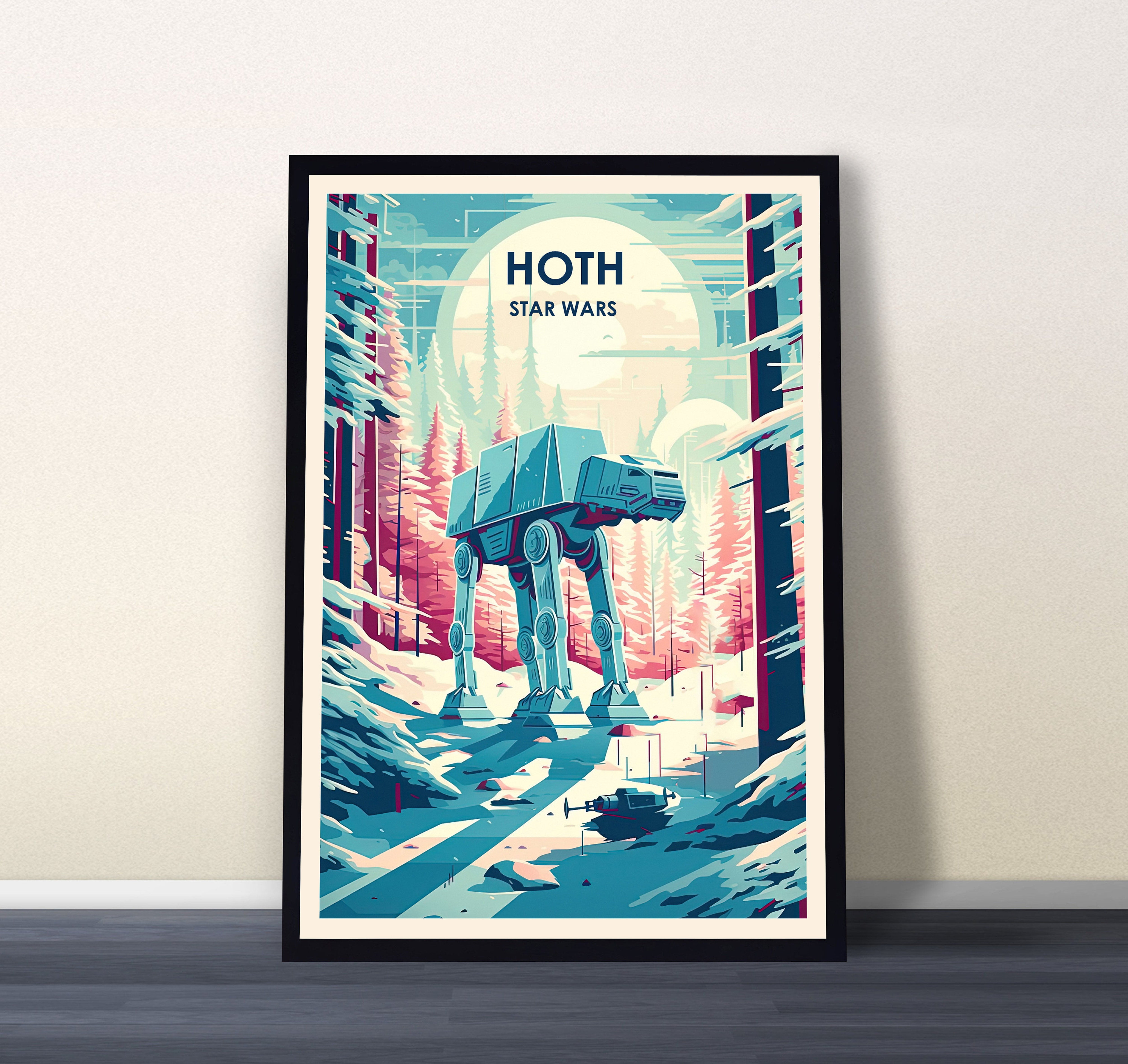 POSTER Hoth Poster, Hoth Print, Star Wars Print, Watercolor Art ...