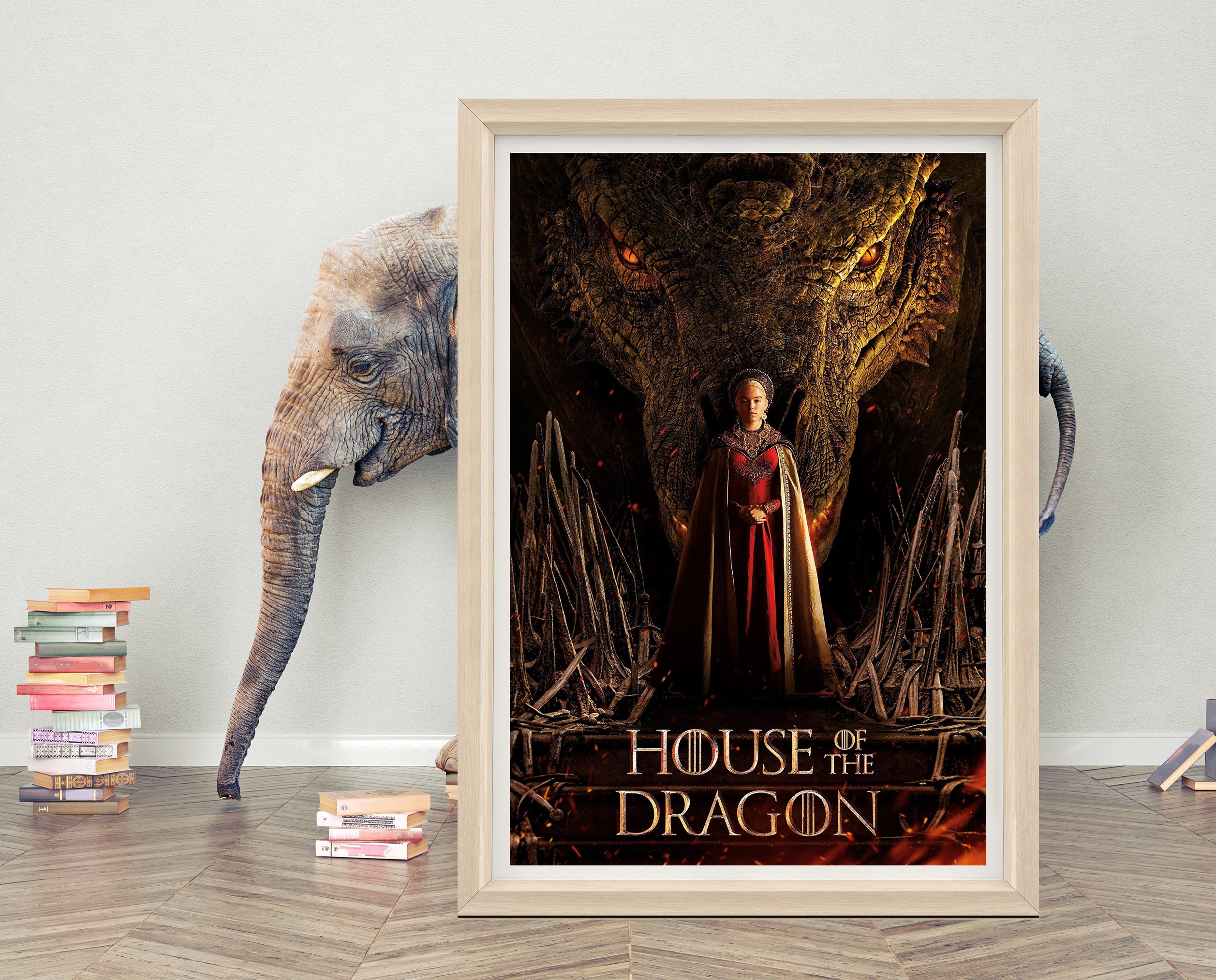 Poster House of the Dragon (2022) Movie Poster Wall Art | Classic TV ...