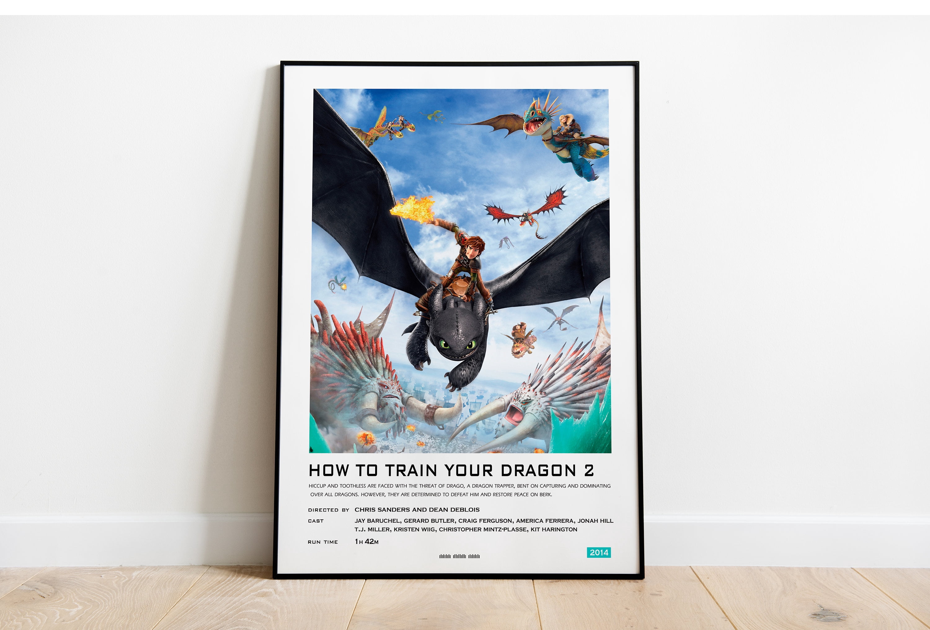 Poster How To Train Your Dragon 2 movie Poster | Wall Art | FILE ...