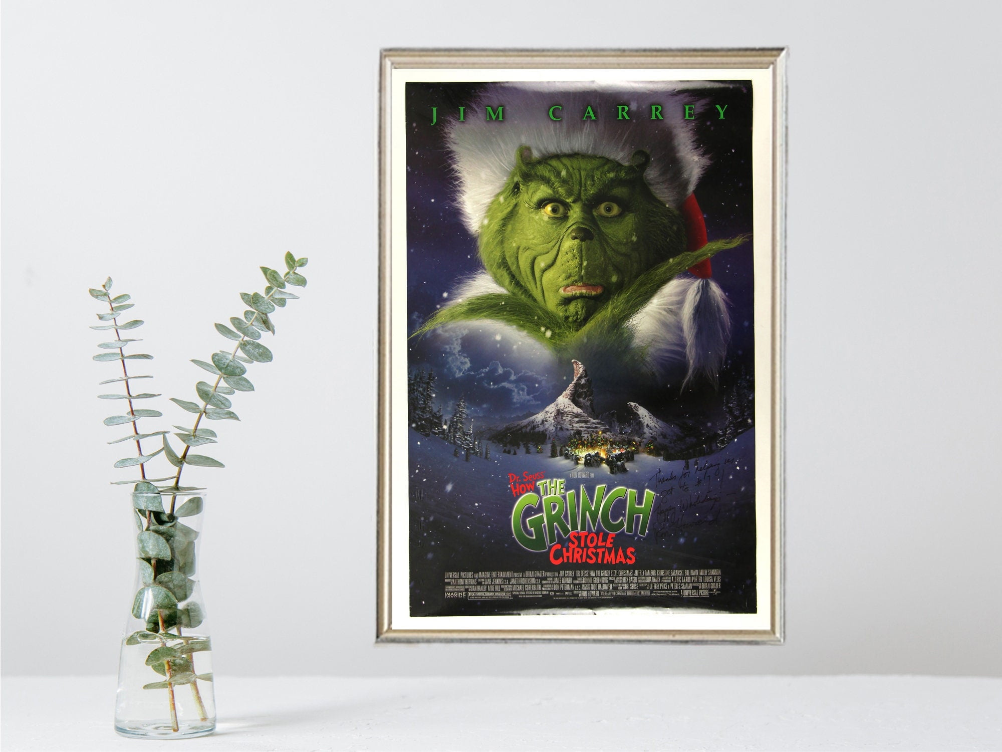 POSTER How the Grinch Stole Christmas Movie Poster- Vintage Movie ...
