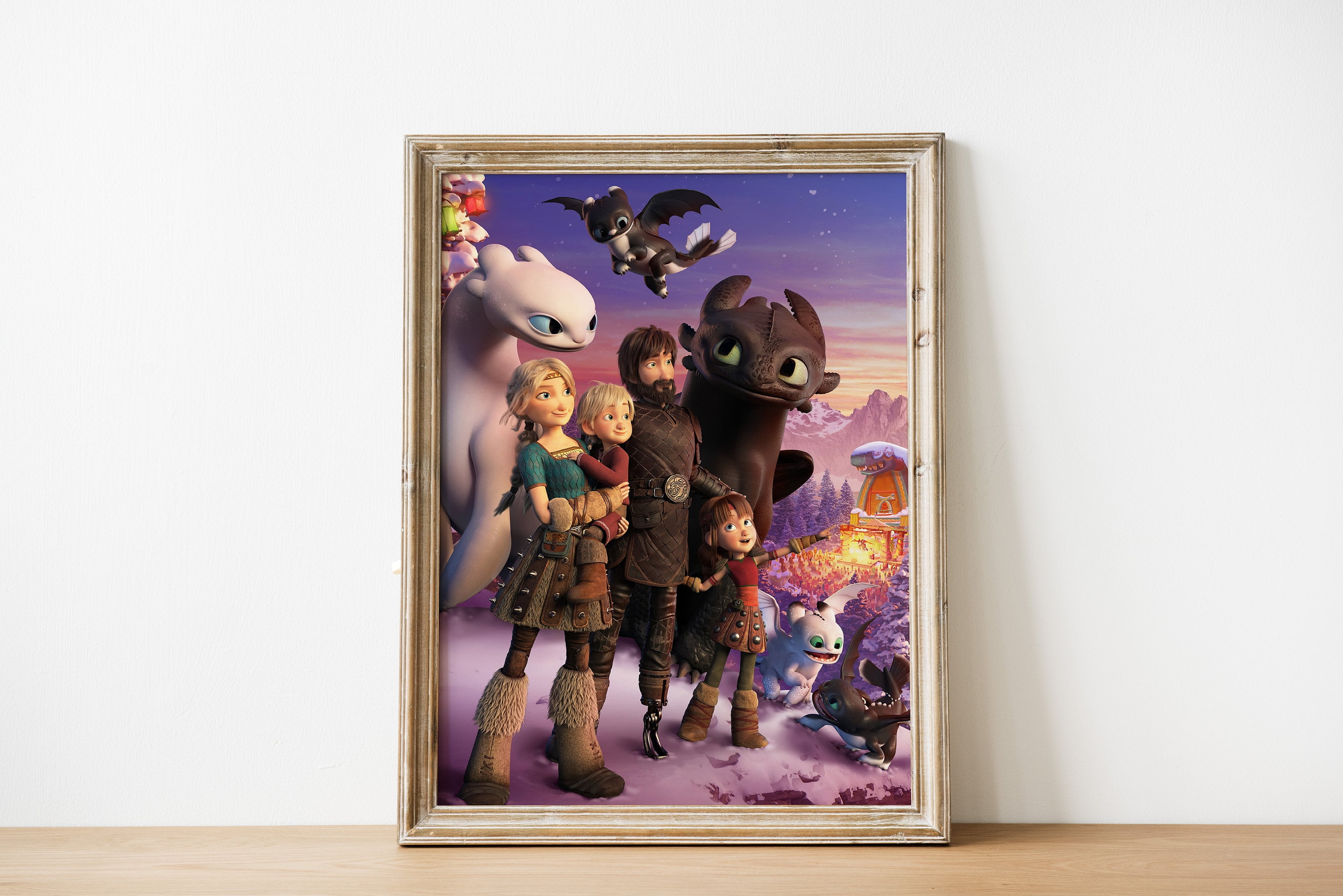 POSTER How to train your dragon 3 film, Toothless, Printable Poster ...