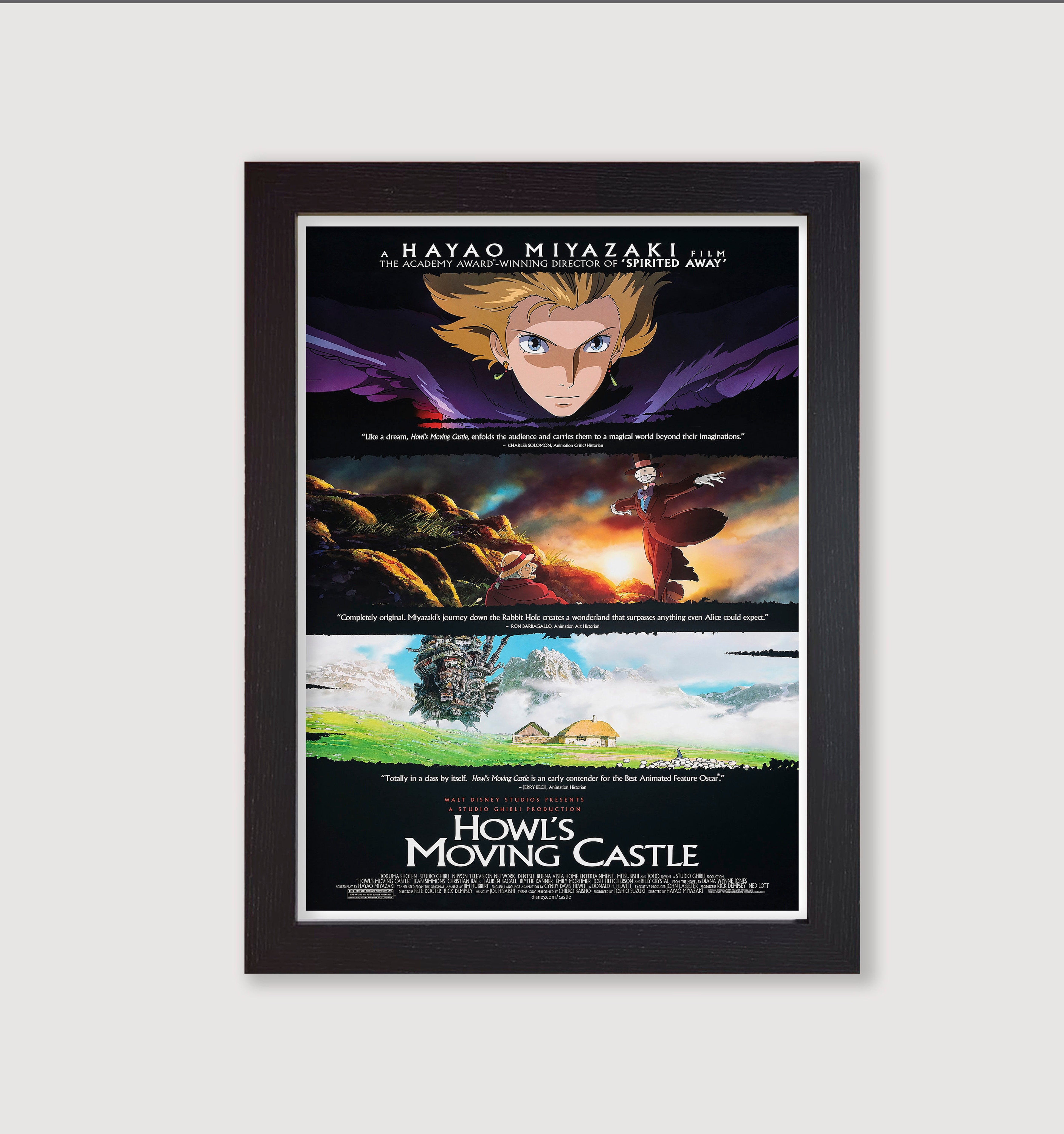 POSTER Howl's Moving Castle C Movie Poster Reproduction Print Studio ...