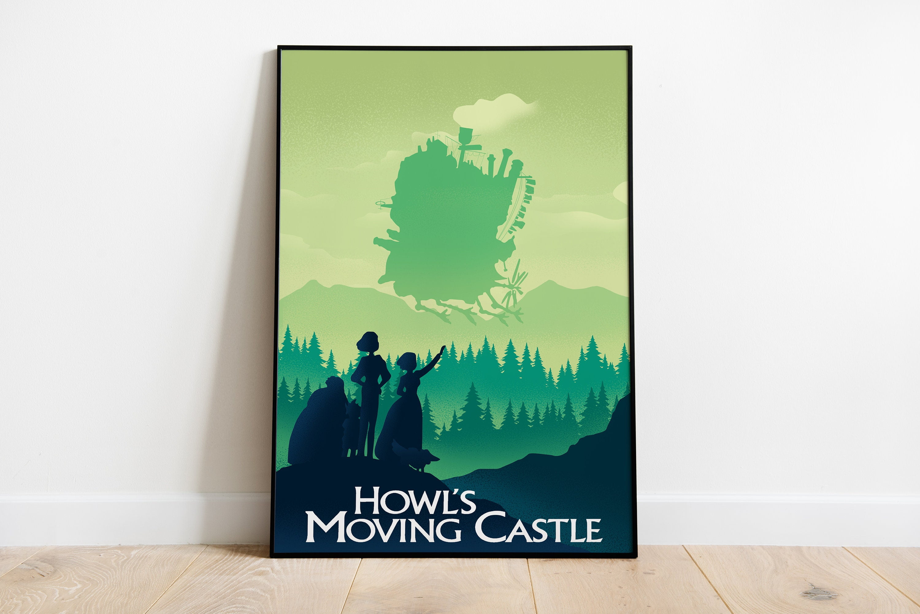 POSTER Howl's Moving Castle Poster Print, Studio Ghibli, Movie Poster ...