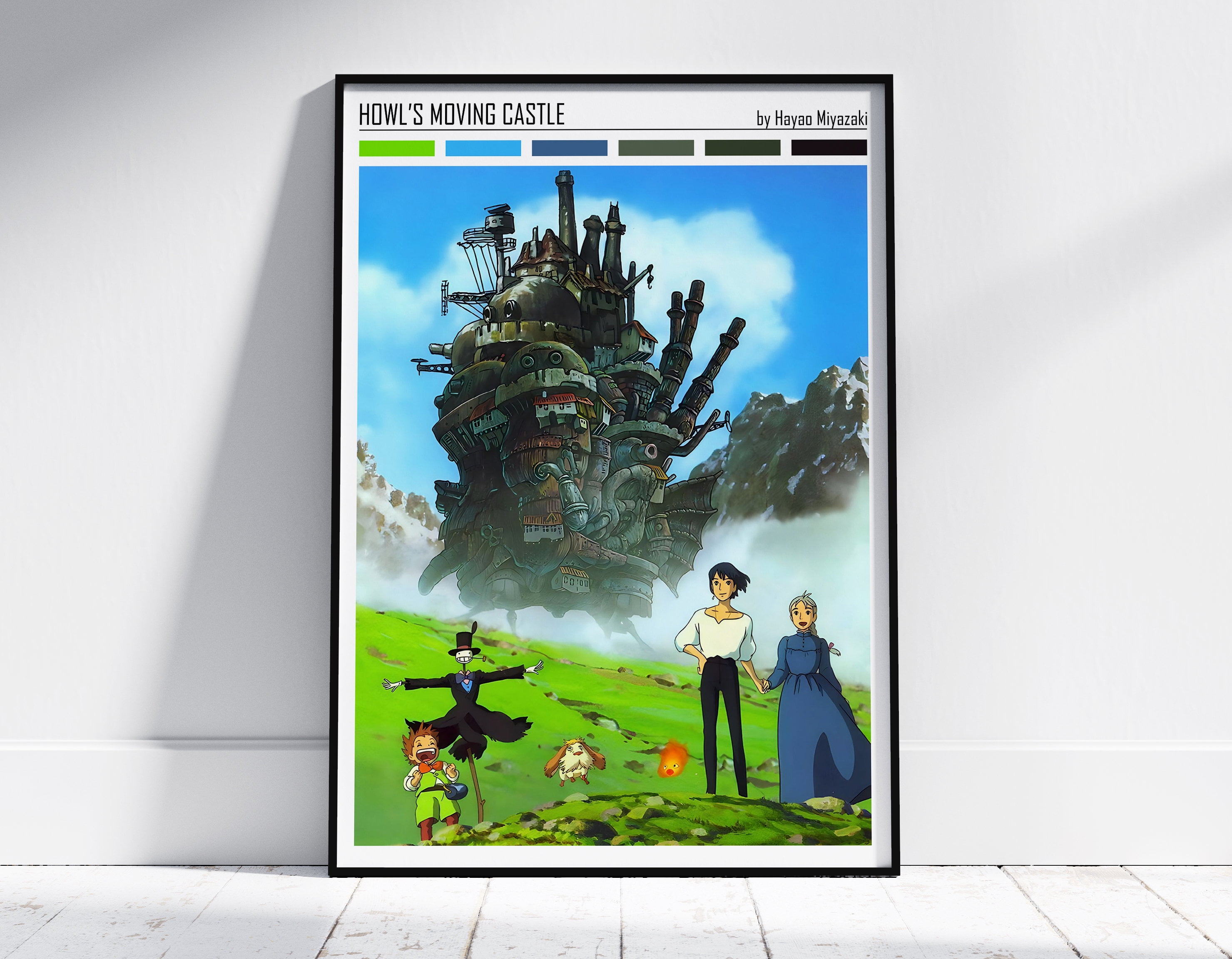 POSTER Howl's Moving Castle Poster, Studio Ghibli Poster, Studio Ghibli ...
