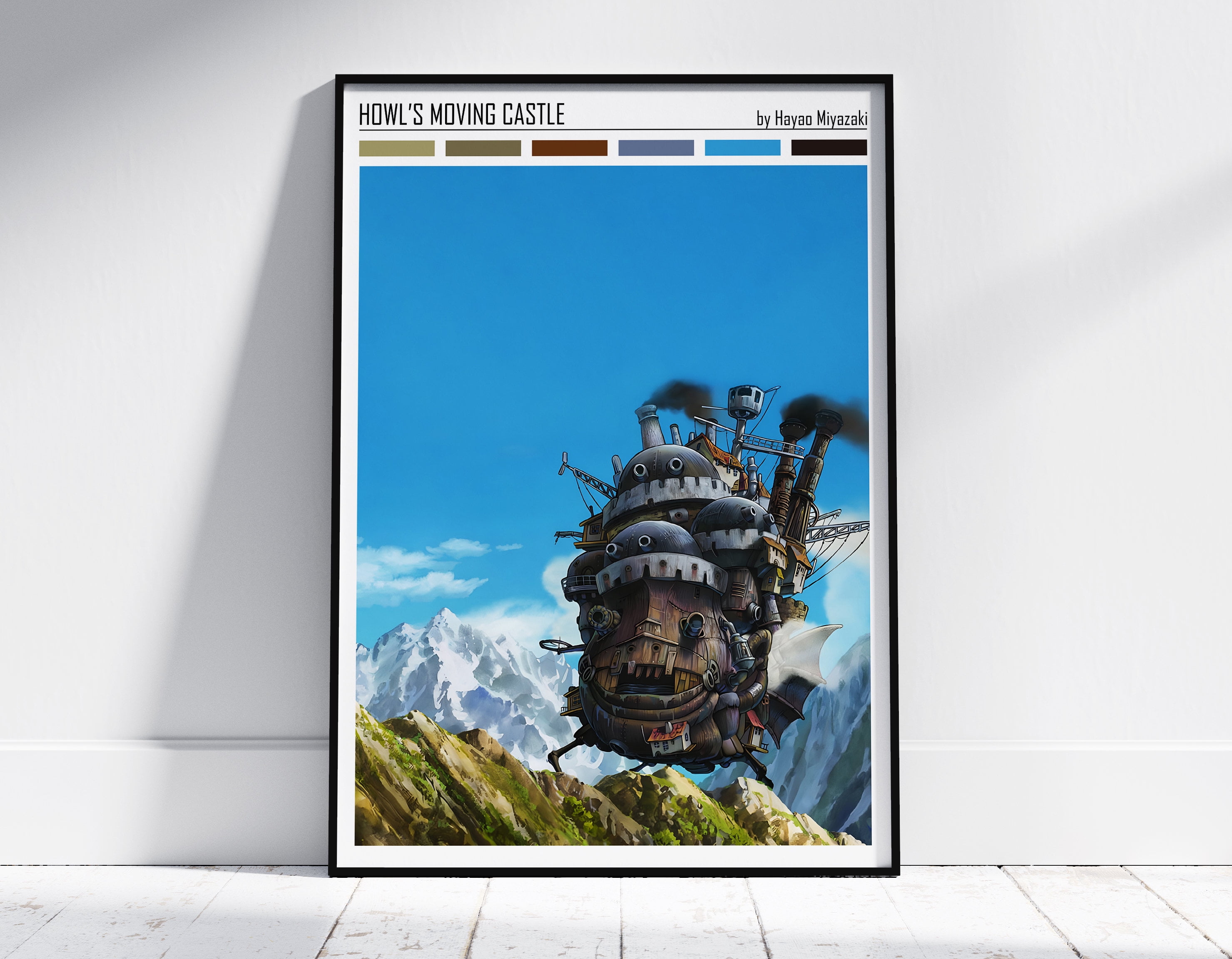 POSTER Howl's Moving Castle Poster, Studio Ghibli Poster, Studio Ghibli ...
