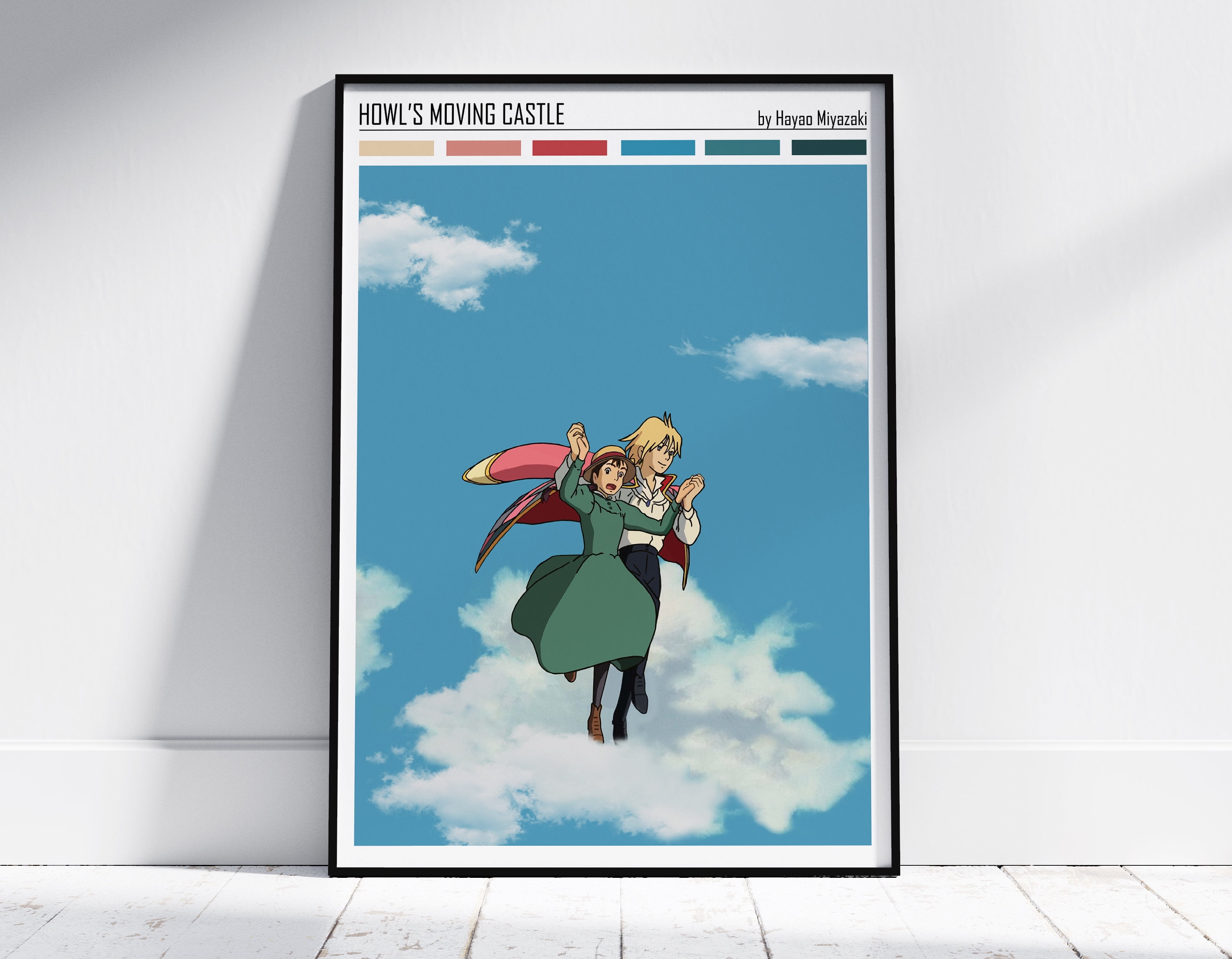 POSTER Howl's Moving Castle Poster, Studio Ghibli Poster, Studio Ghibli ...