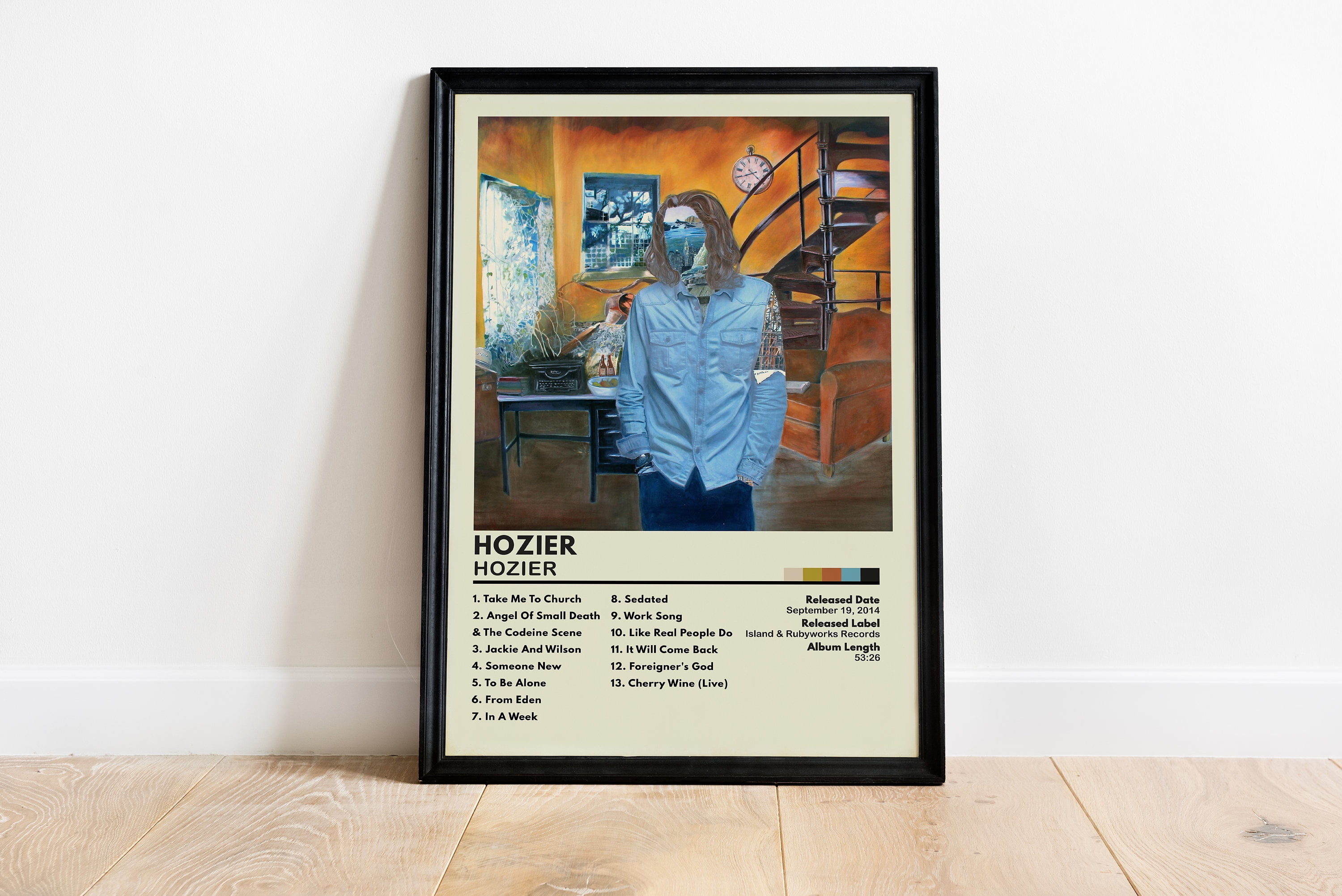 POSTER Hozier, Hozier Poster, Hozier Print, Album Cover Poster, Print ...
