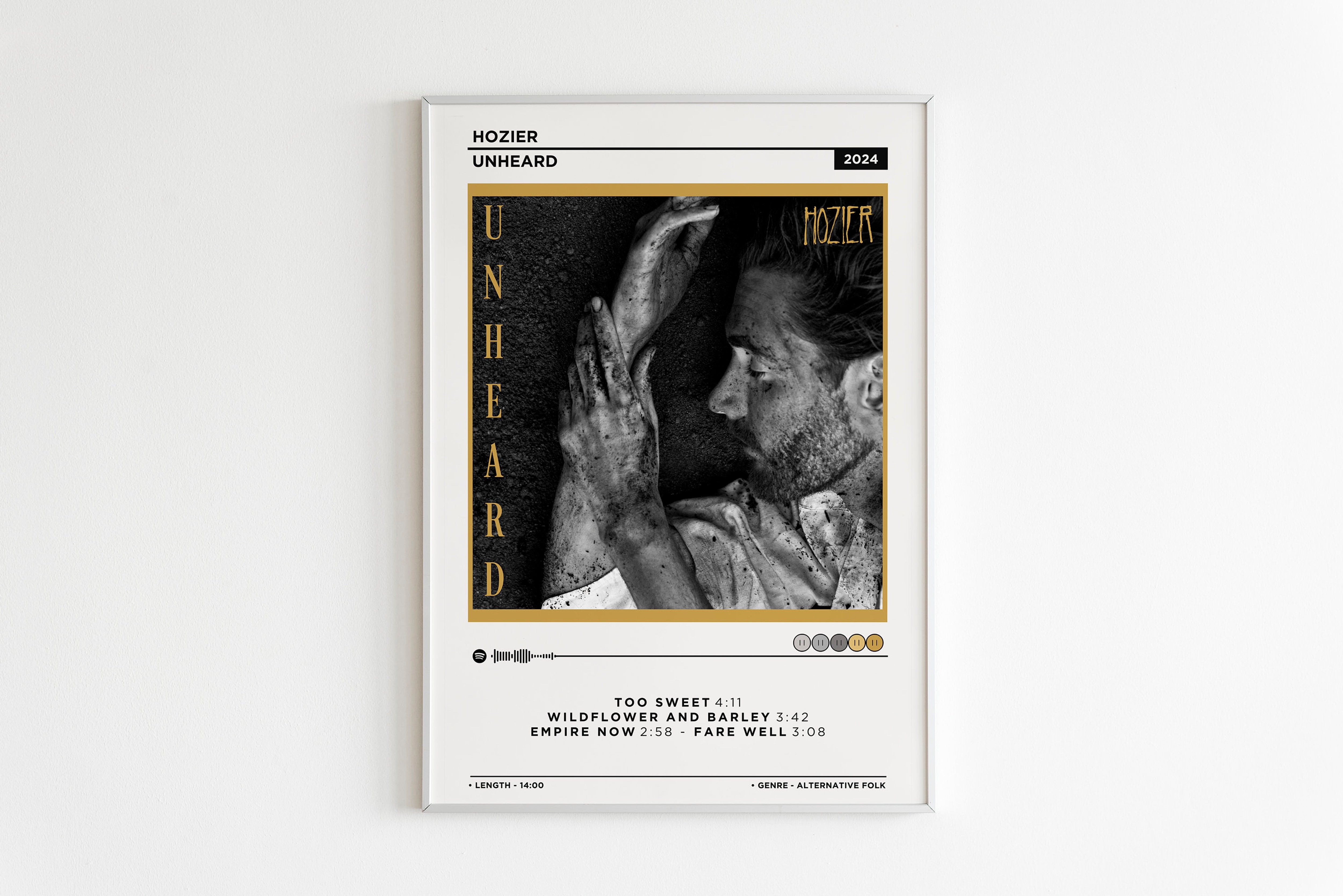POSTER Hozier - Unheard Album Poster / Album Cover Poster / Music Gift ...