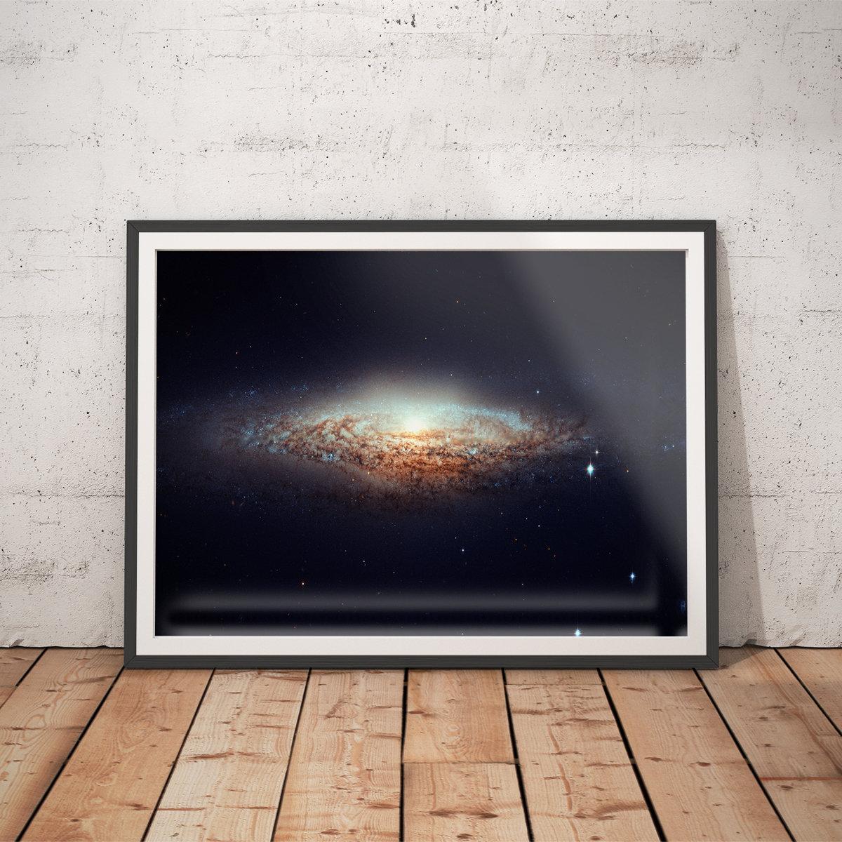 POSTER Hubble UFO Galaxy Poster - Galaxy Wall Art, Outer Space Prints ...