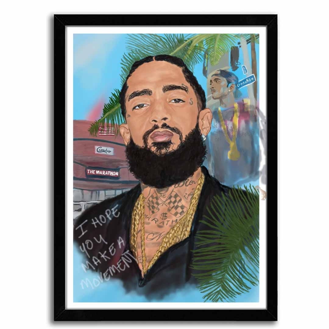 POSTER Hussle The Great- Nipsey Hussle - Victory Lap - Hip Hop Artwork ...