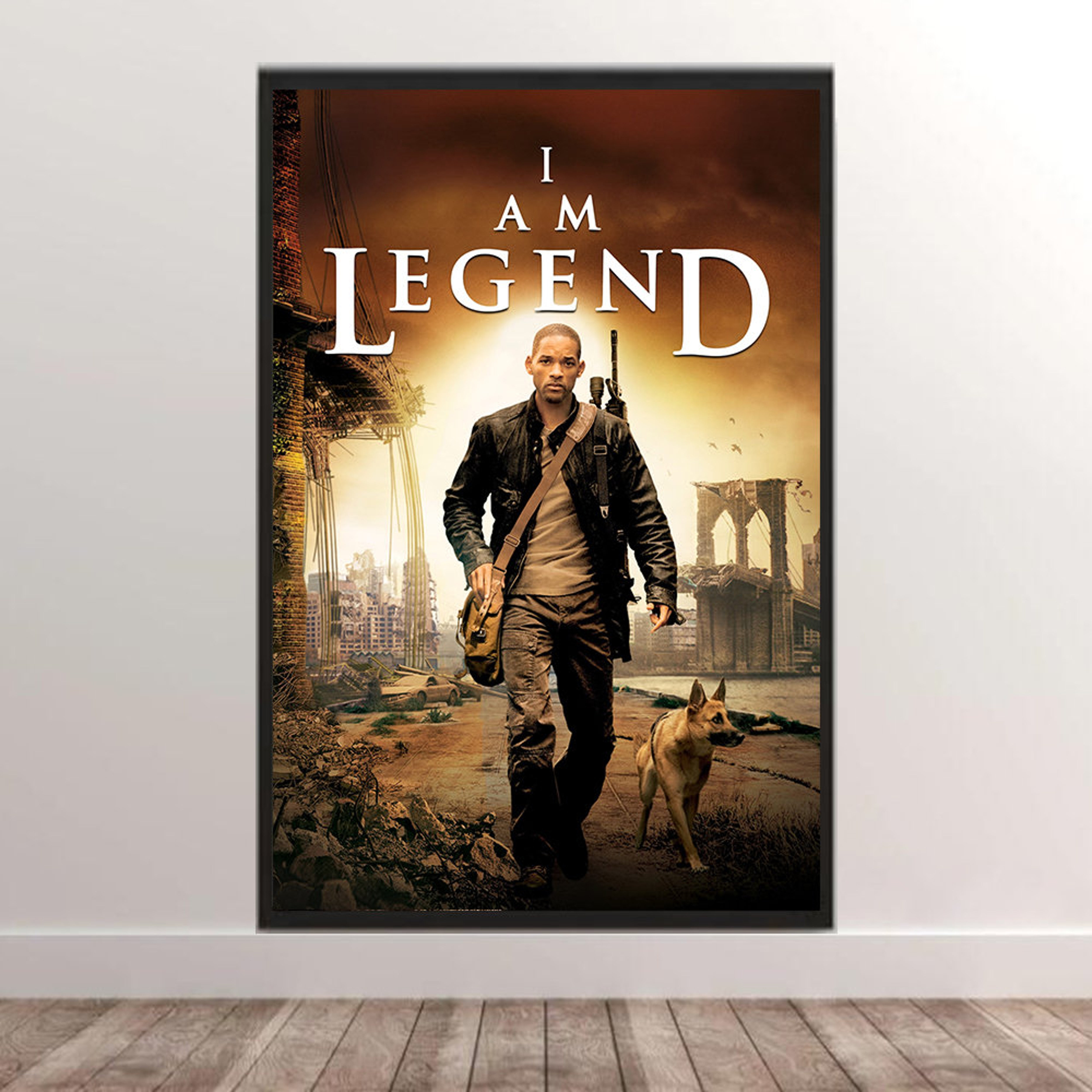 POSTER I Am Legend Movie Poster Classic Film Poster Wall Art Decor High ...