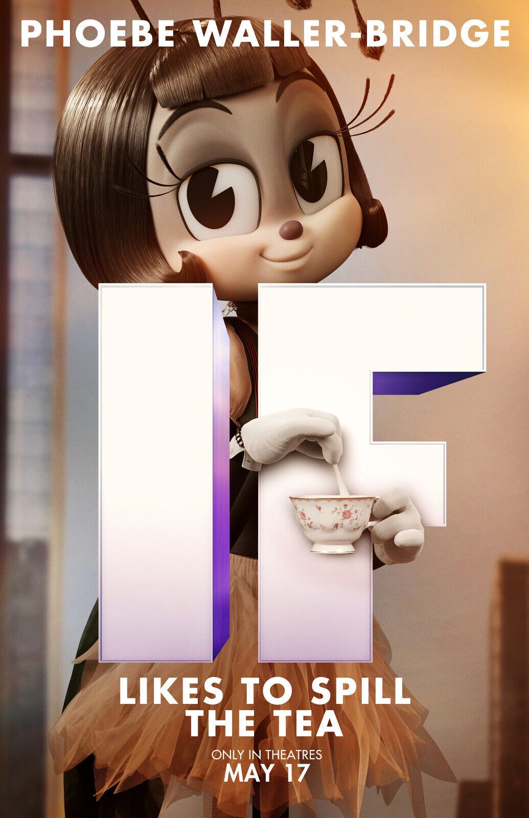 POSTER IF Film By John Krasinski 2024 Phoebe Movie Poster-8x12-UNFRAMED ...