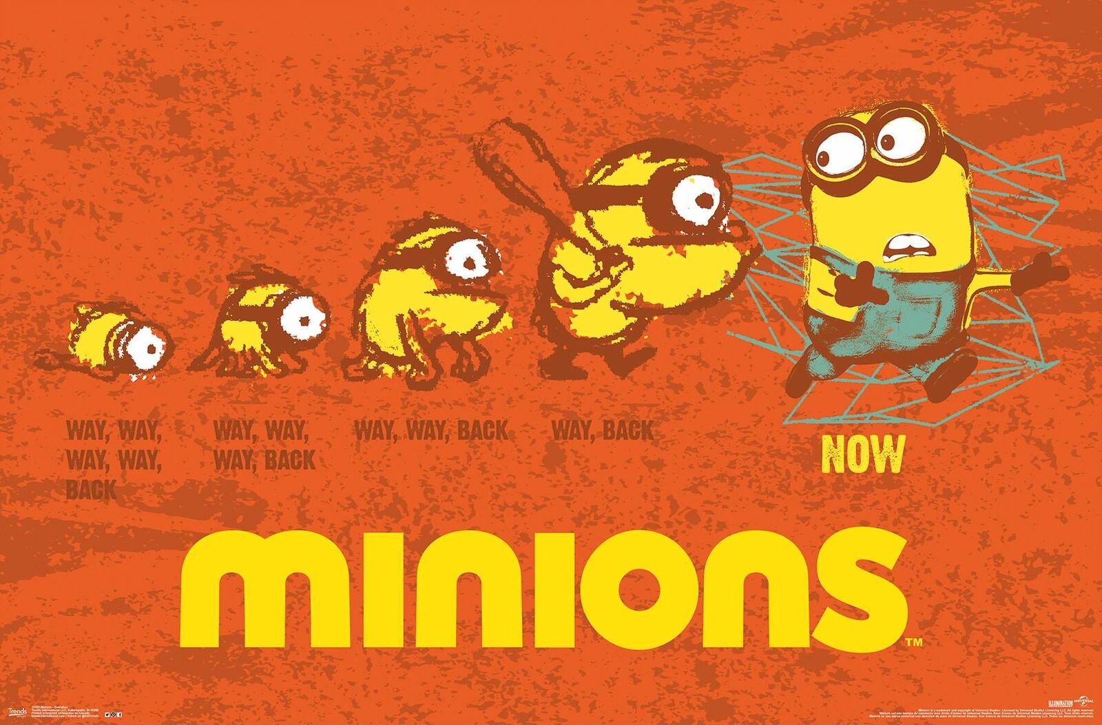 POSTER Illumination Minions - Evolution Poster-8x12-UNFRAMED - Walmart.com
