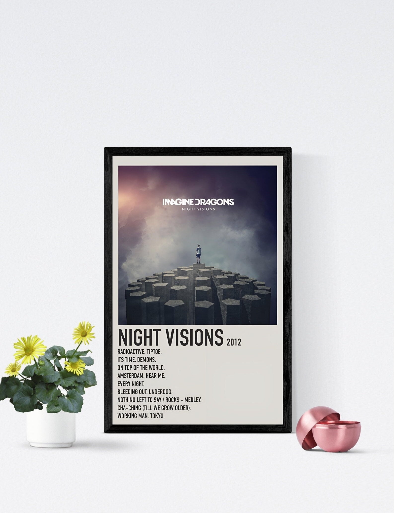 POSTER Imagine dragons albom night visions poster, High quality print ...