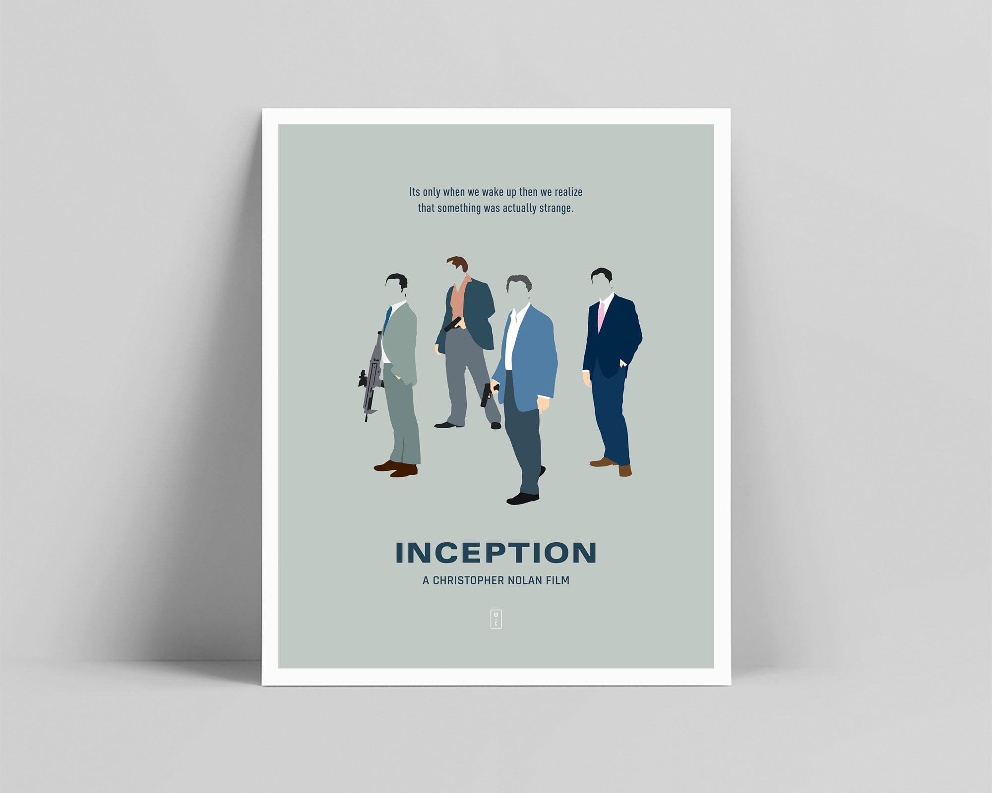 POSTER Inception Movie - Minimalist Poster, Inception Poster ...