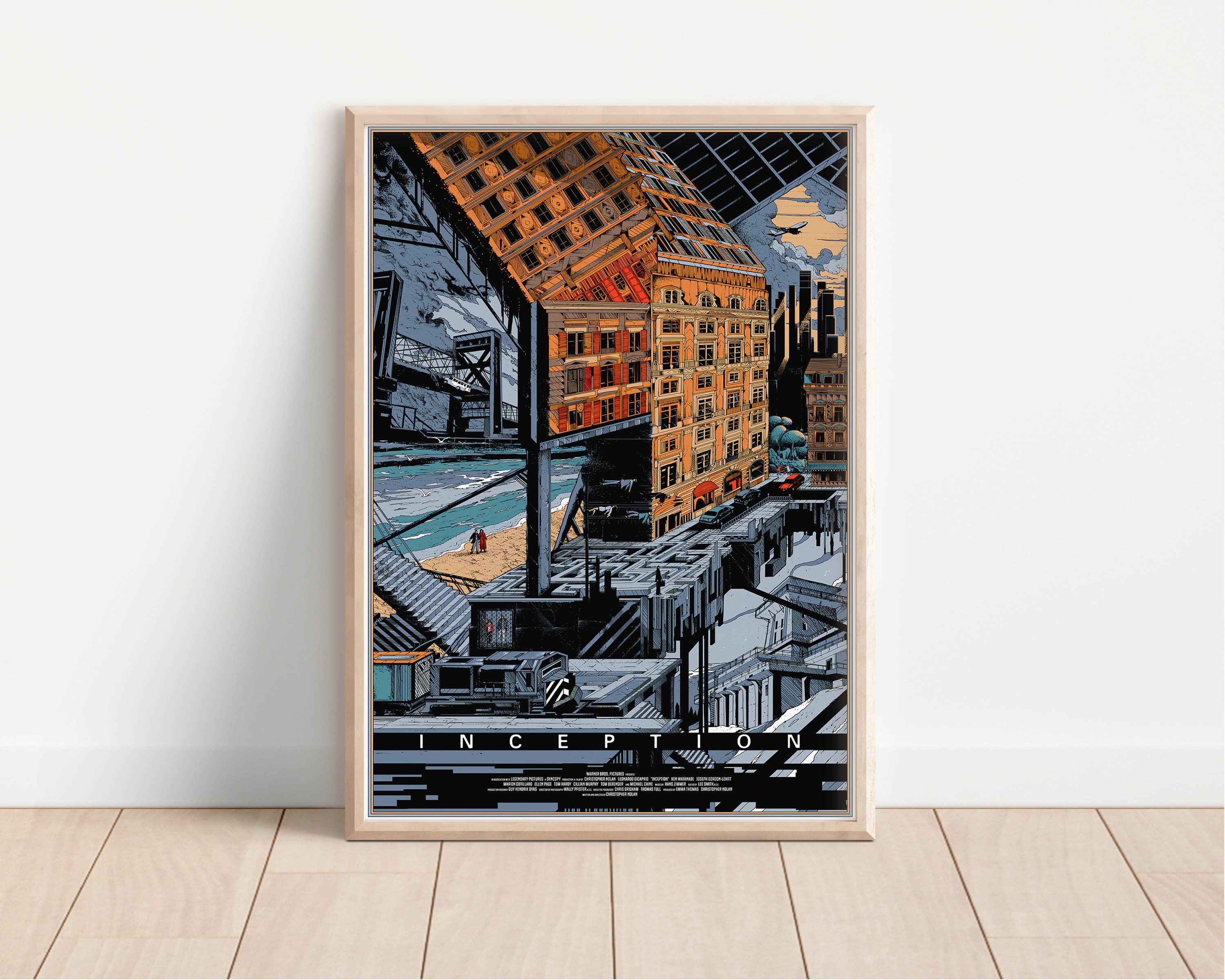 POSTER Inception Poster - Inception Wall Art - Cillian Murphy Poster ...