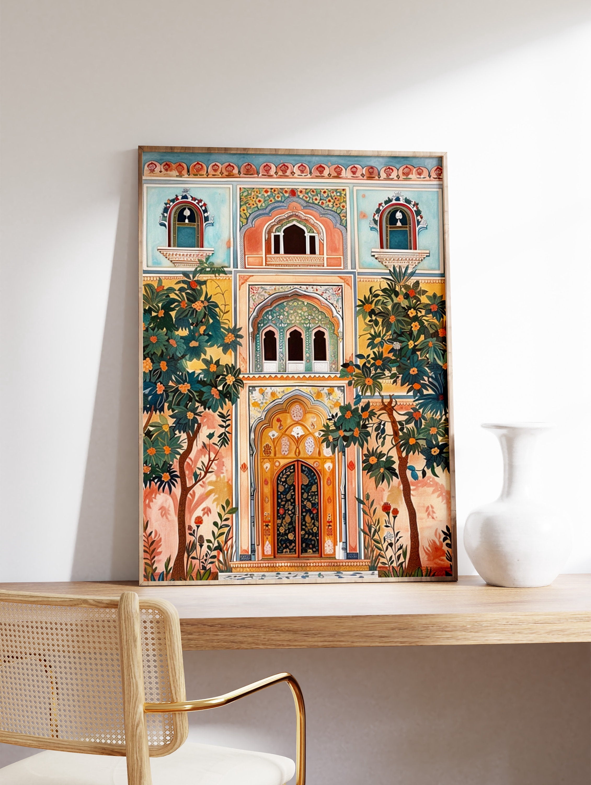 POSTER Indian Print, Traditional Indian Poster, Pichwai Art, Hindu Art ...