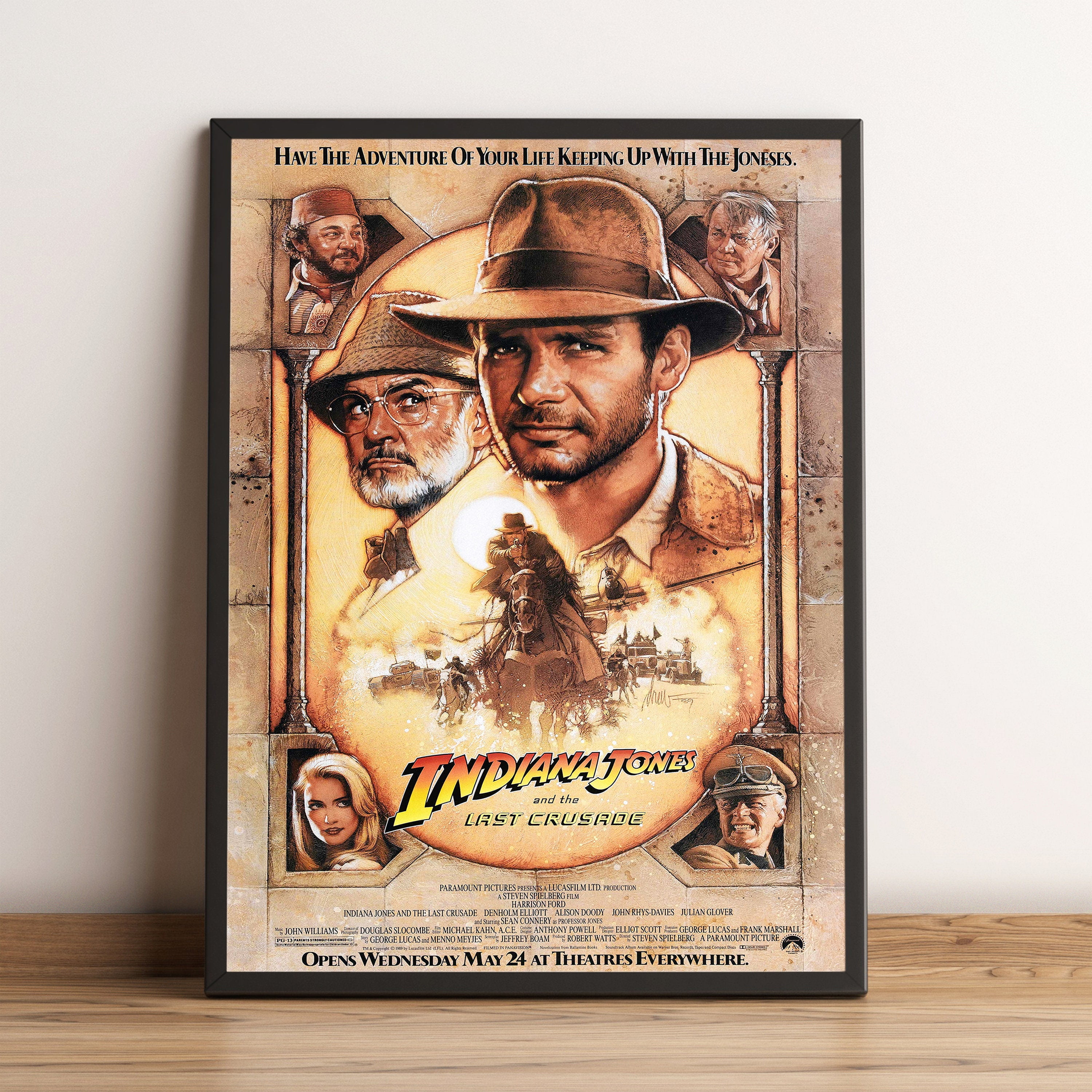 POSTER Indiana Jones Poster, Harrison Ford Wall Art, Javier Bardem ...