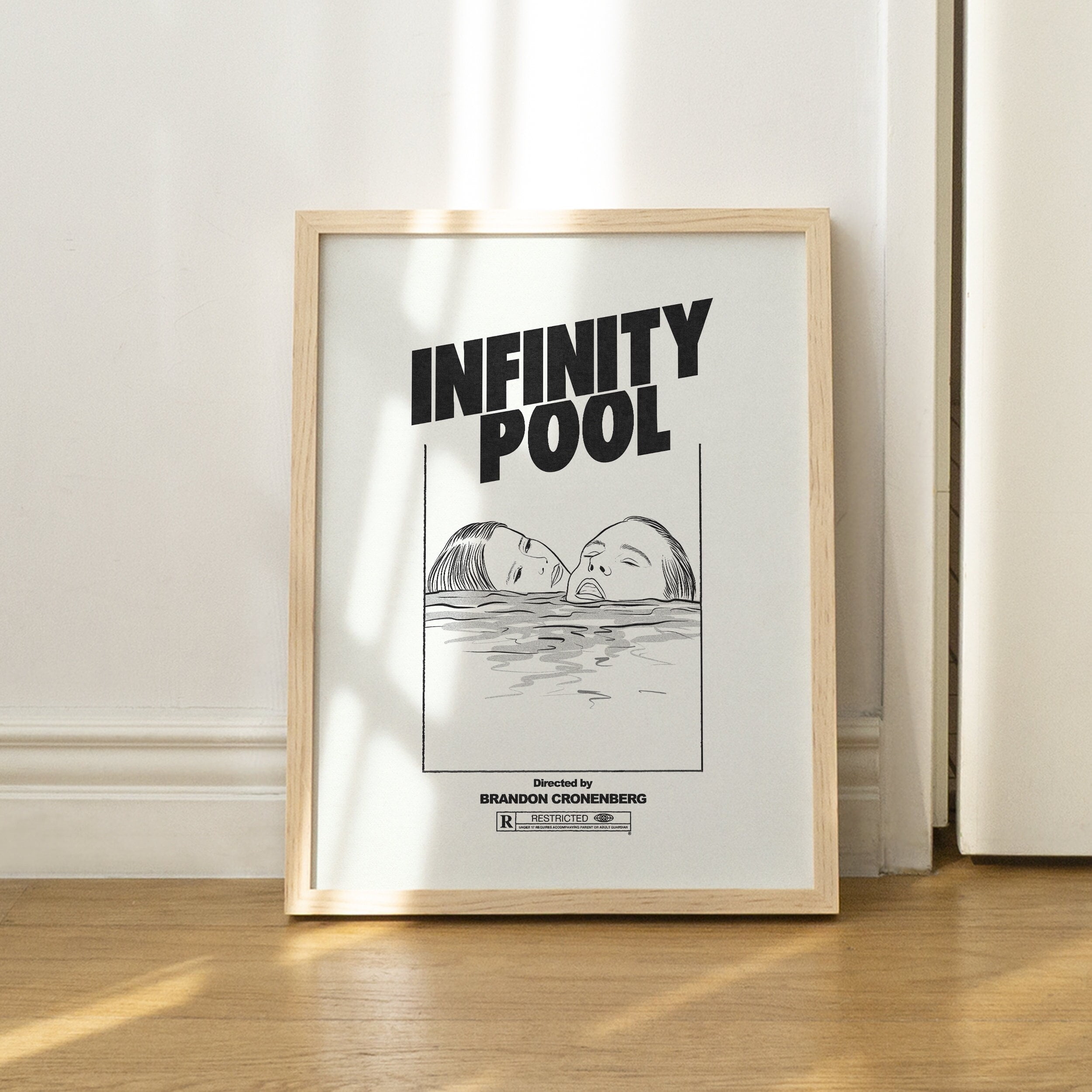 POSTER Infinity Pool | Brandon Cronenberg | Movie Poster | Black and ...