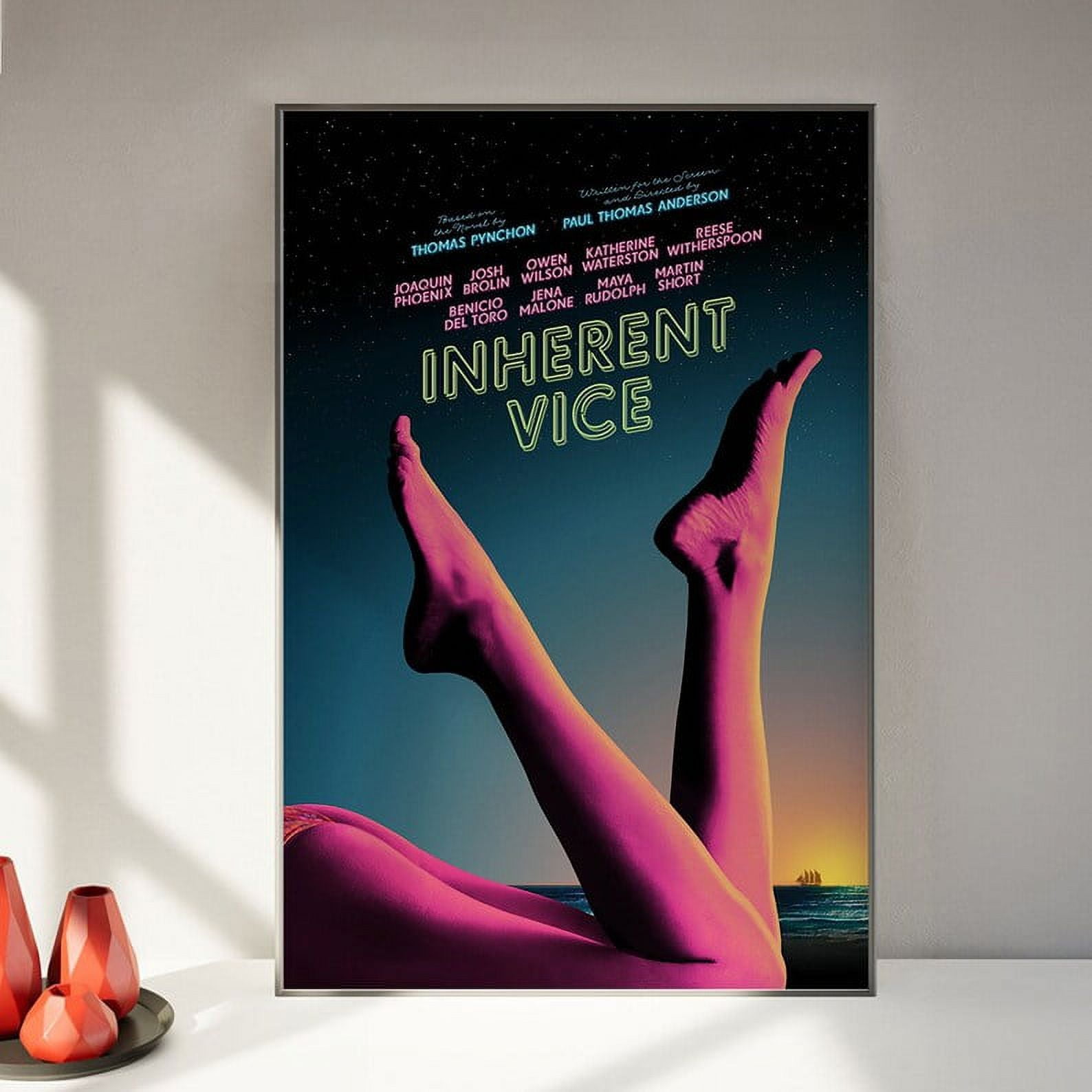 POSTER Inherent Vice Movie Poster Joaquin Phoenix Josh Brolin Owen Wilson, Wall Art Print, Art ...