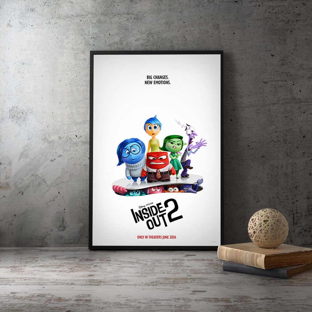 POSTER Inside Out 2 2024 Movie Poster,Film Print,Wall Art Decor Home ...