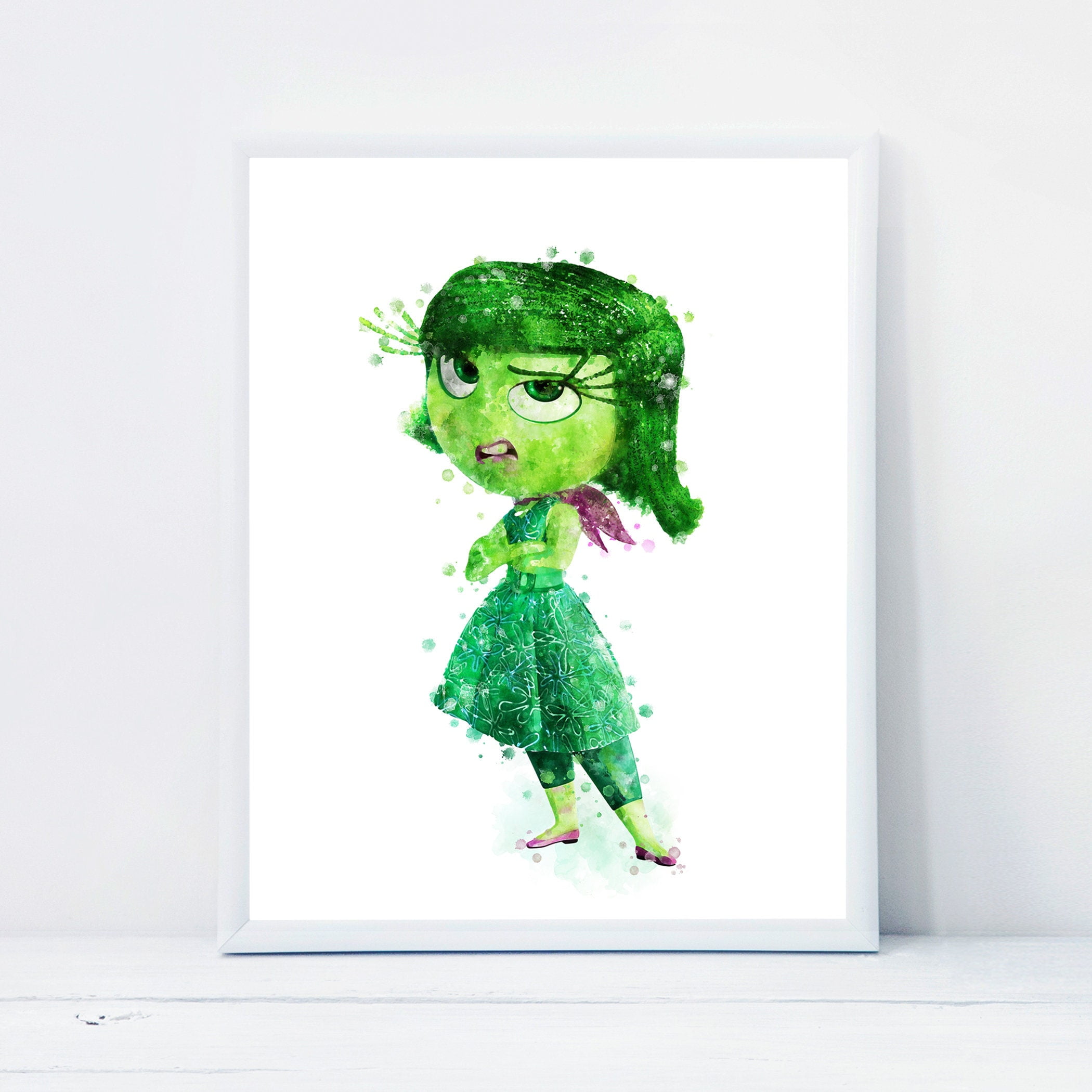 POSTER Inside Out Disgust Print Disgust Poster Inside Out Printable ...