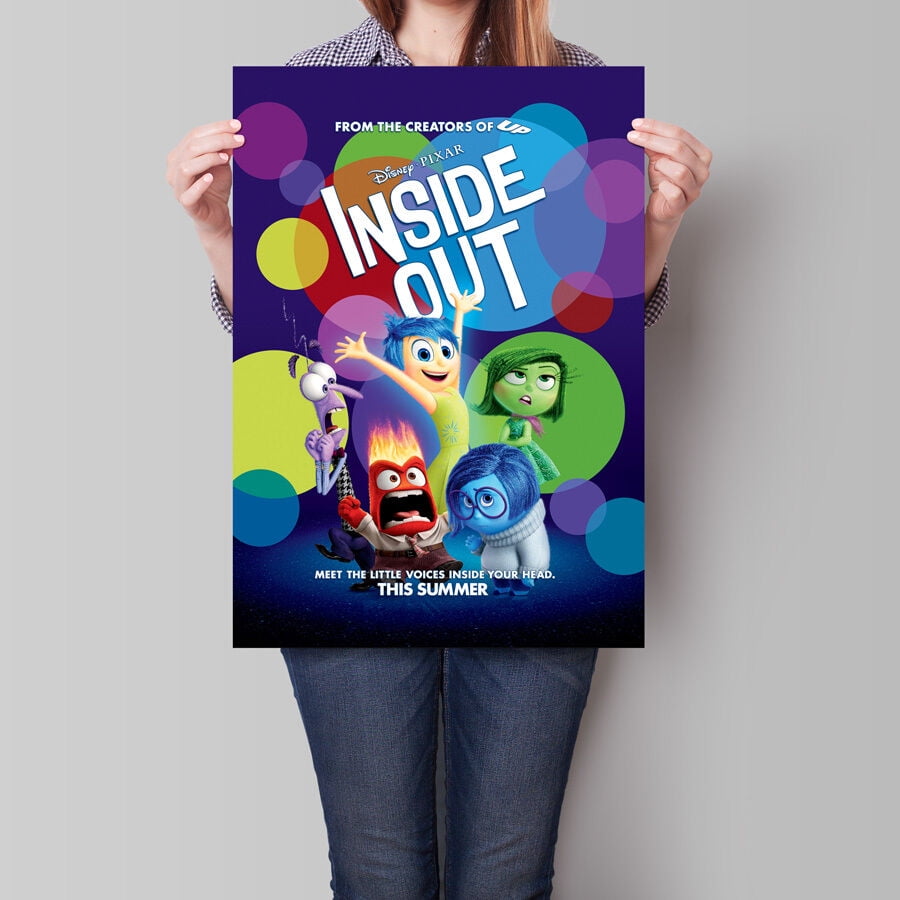 POSTER Inside Out Movie Poster 2015 Pixar Film Promo-8x12-UNFRAMED ...
