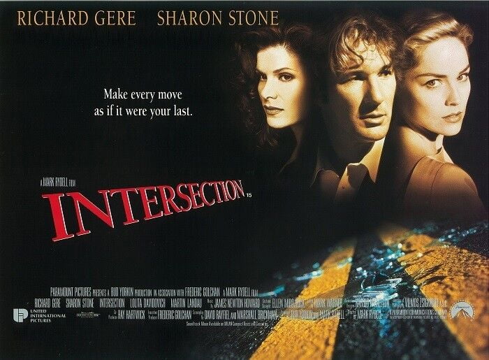 POSTER Intersection movie poster - Sharon Stone, Richard Gere poster ...