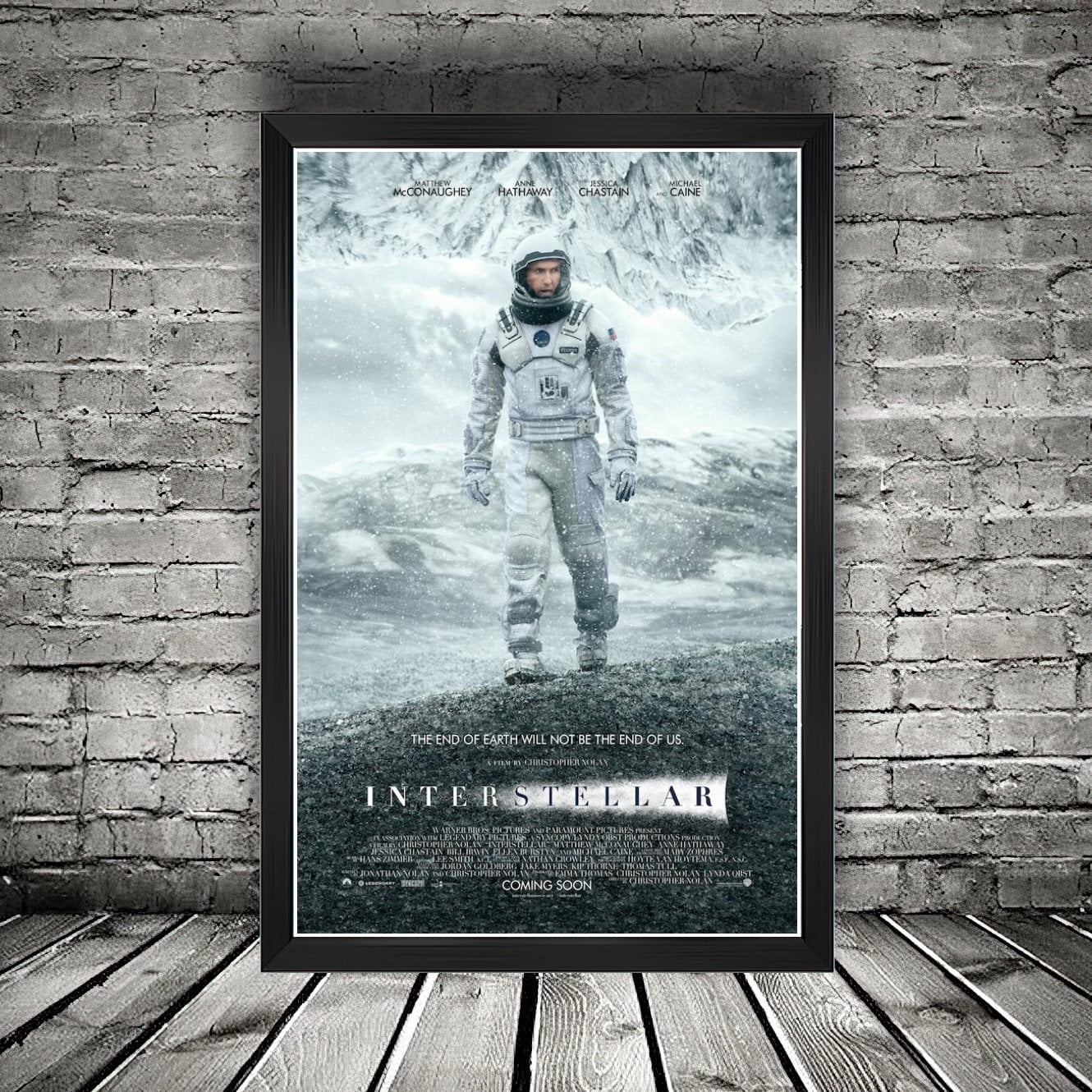 POSTER Interstellar (2014) Movie Posters | Matthew McConaughey | Sci-Fi ...