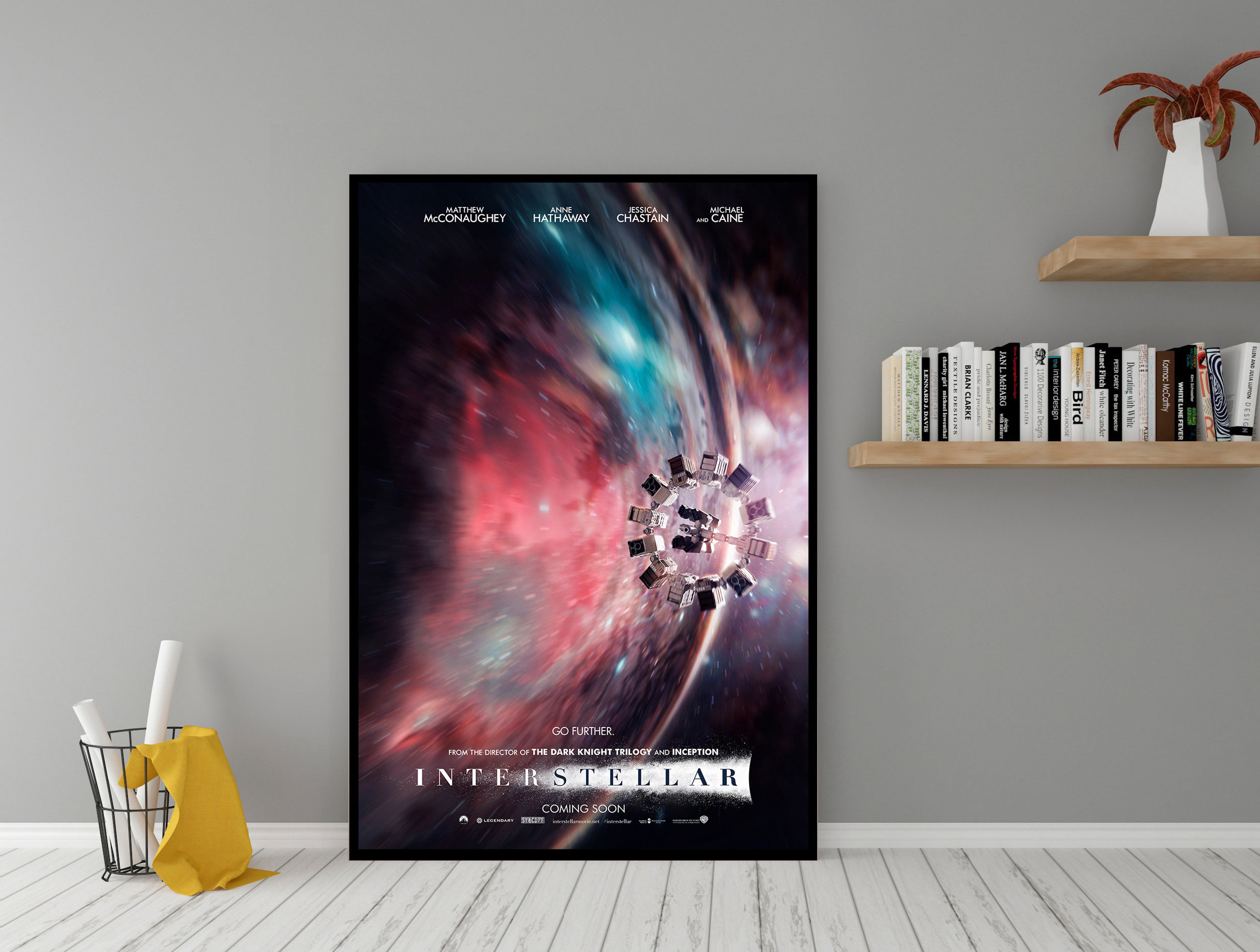 POSTER Interstellar Movie Poster - High Quality Wall Art - Room Decor ...