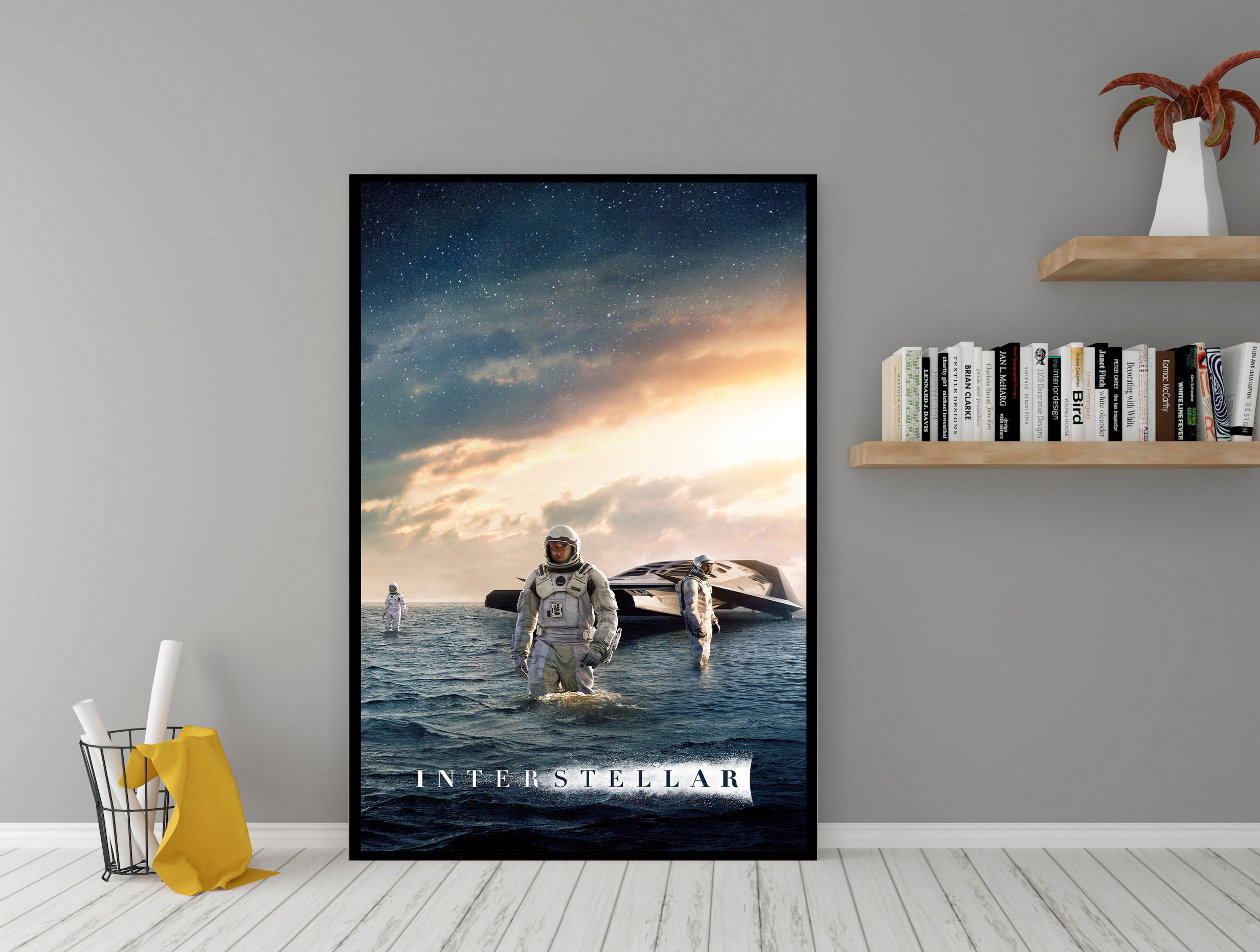 POSTER Interstellar Movie Poster - High Quality Wall Art - Room Decor ...