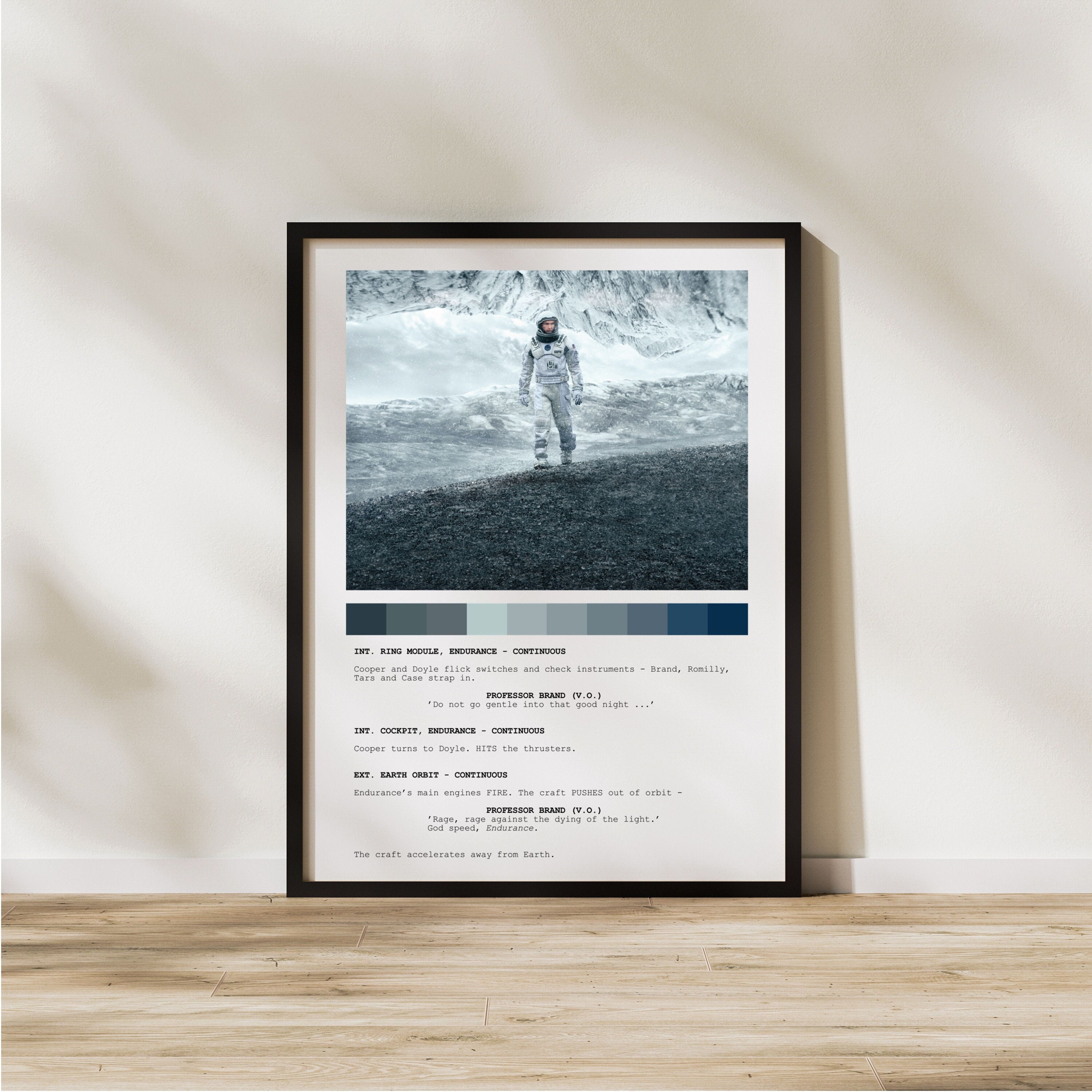 POSTER Interstellar Quote | Christopher Nolan Gift | Matthew ...