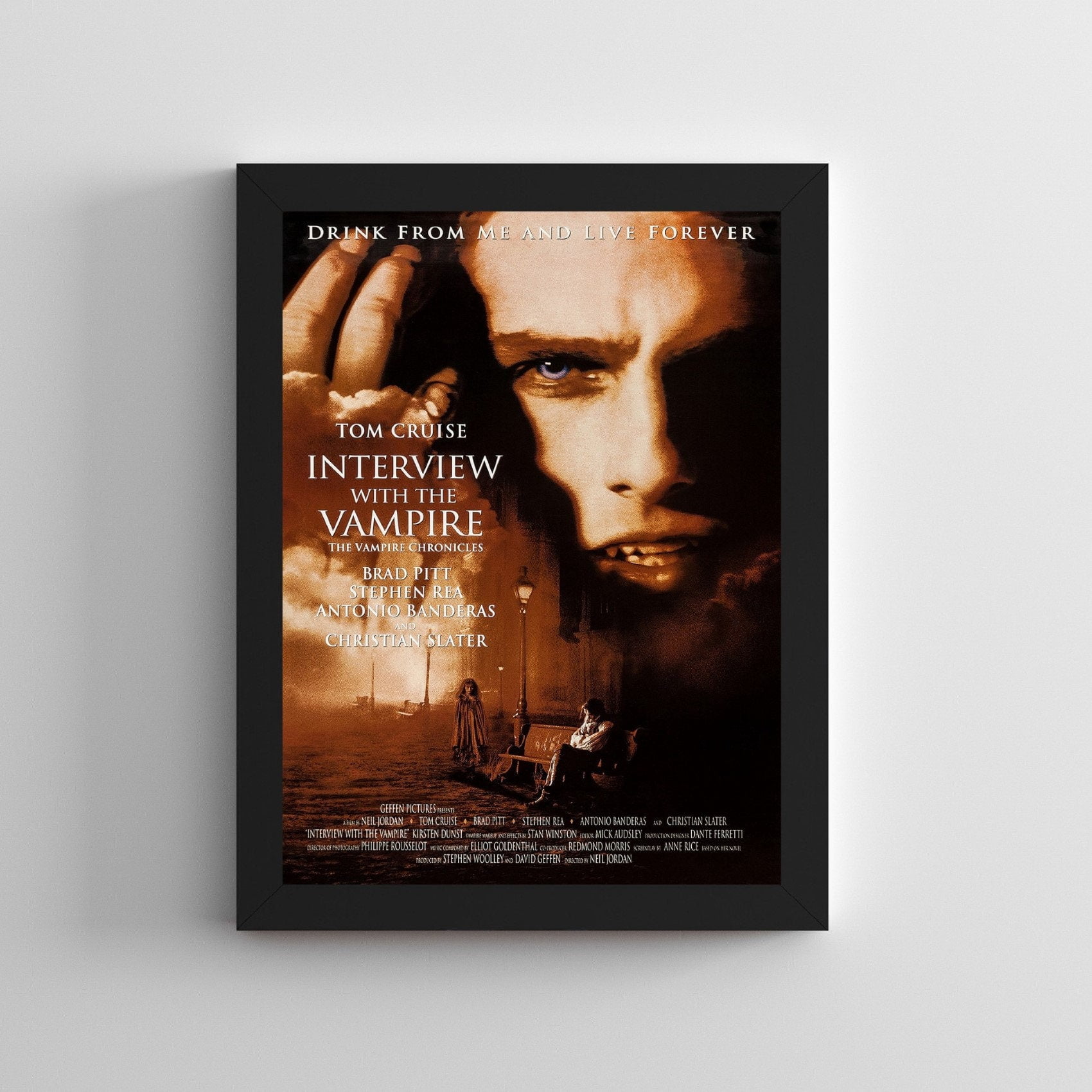 Poster Interview with the Vampire Tom Cruise Horror Film / Movie Poster ...