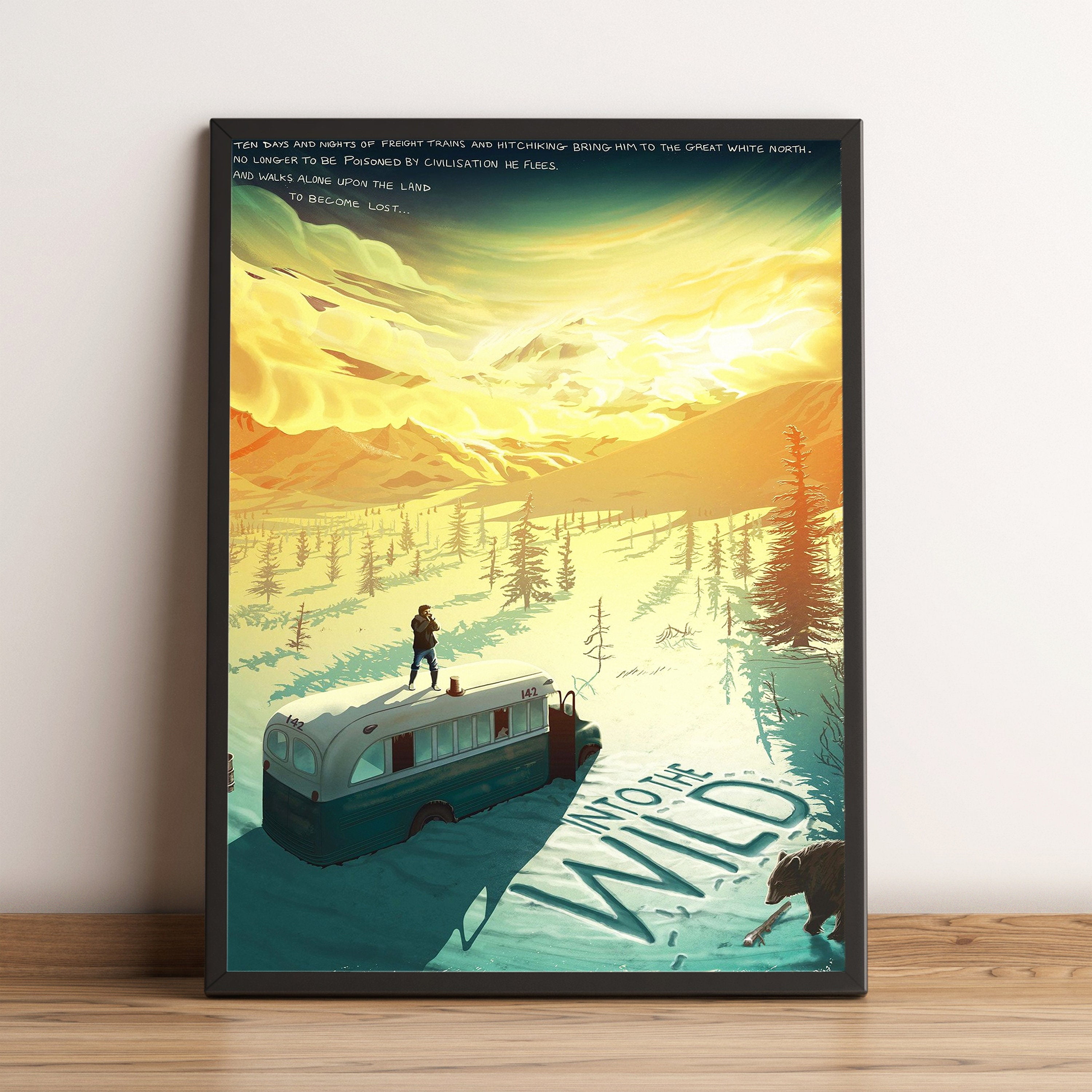 POSTER Into the Wild Poster, Emile Hirsch Wall Art, Kristen Stewart ...