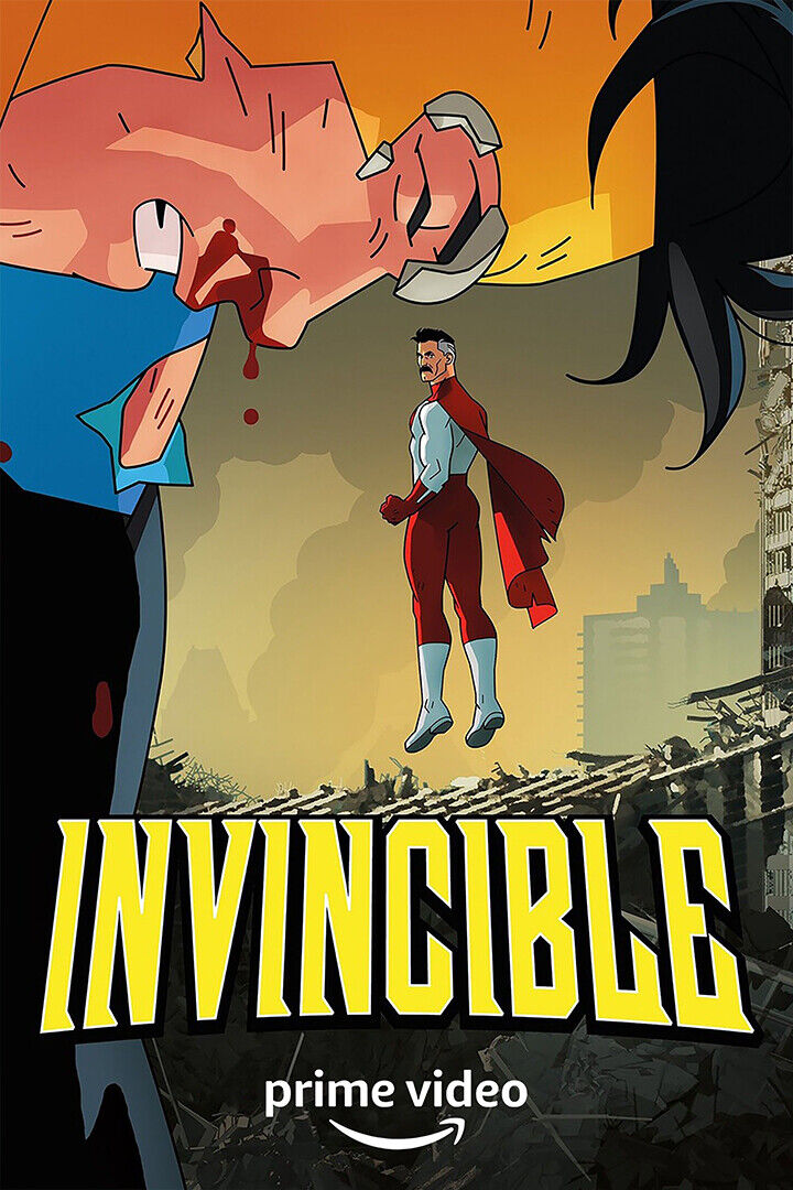 POSTER Invincible Animation Comedy Fantasy Adventure Wall Art Home ...