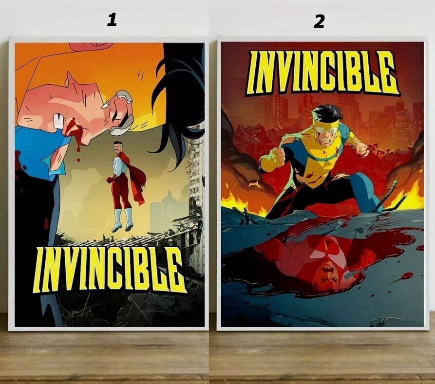 POSTER Invincible Movie Poster Invincible Comic Art Poster-16x24 ...