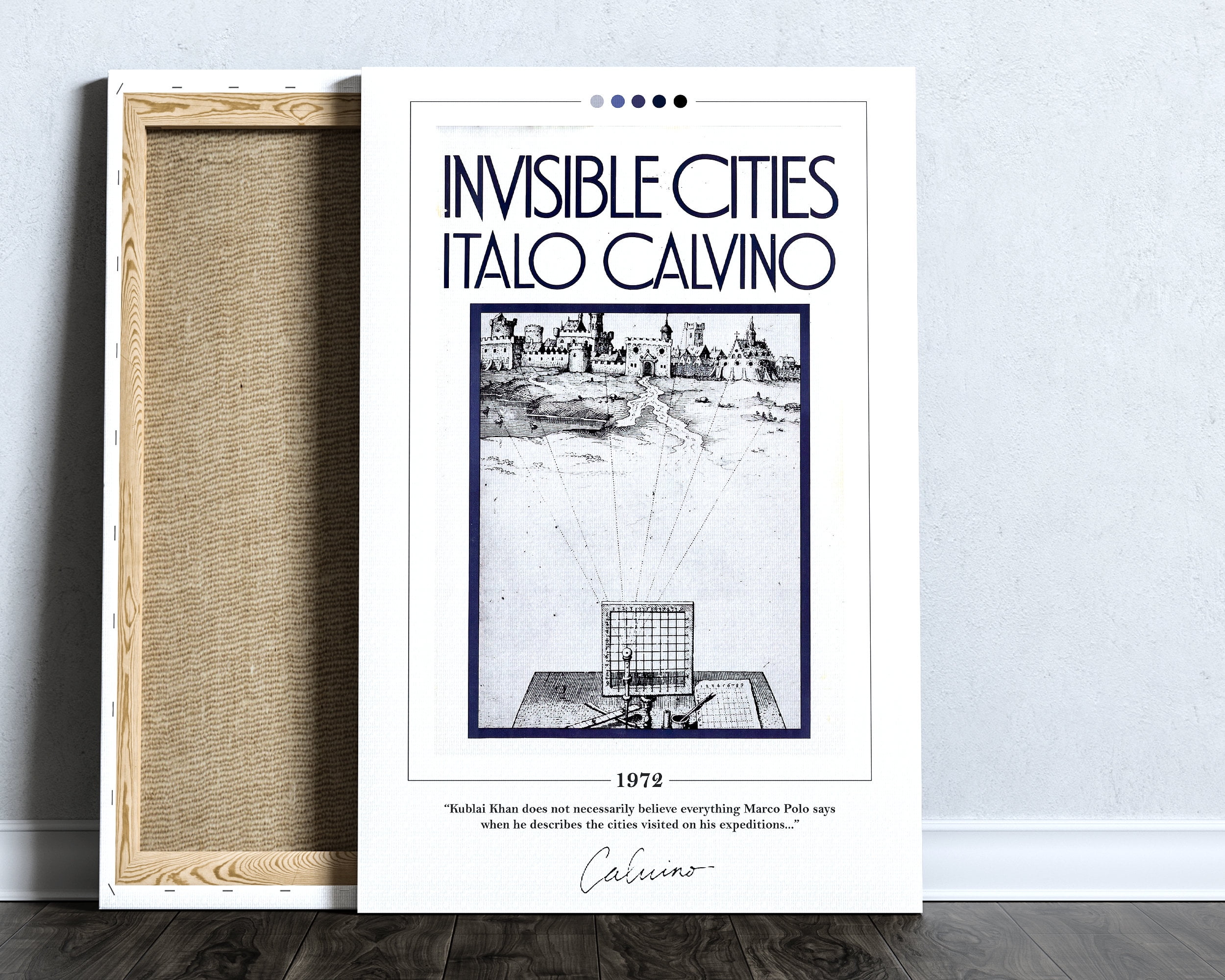 POSTER Invisible Cities Book Cover Poster | Italo Calvino, Invisible ...